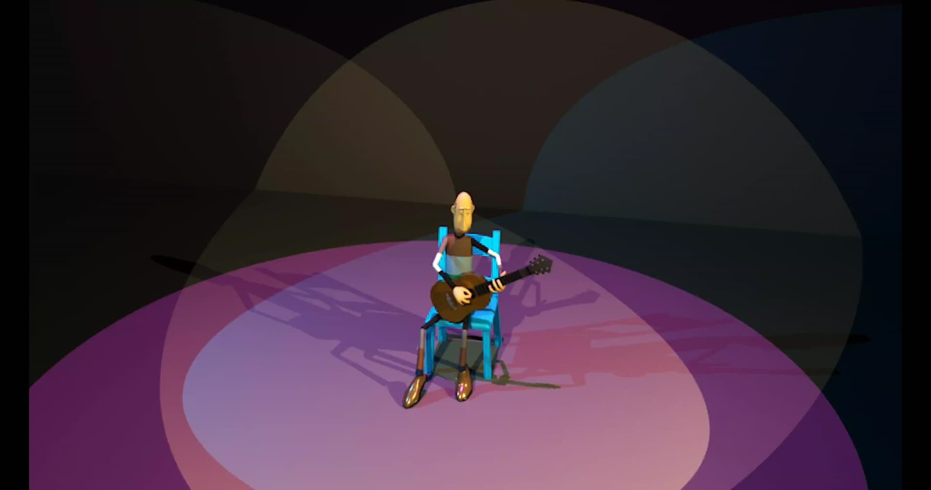 ArtStation - 3D Guitar Animation.