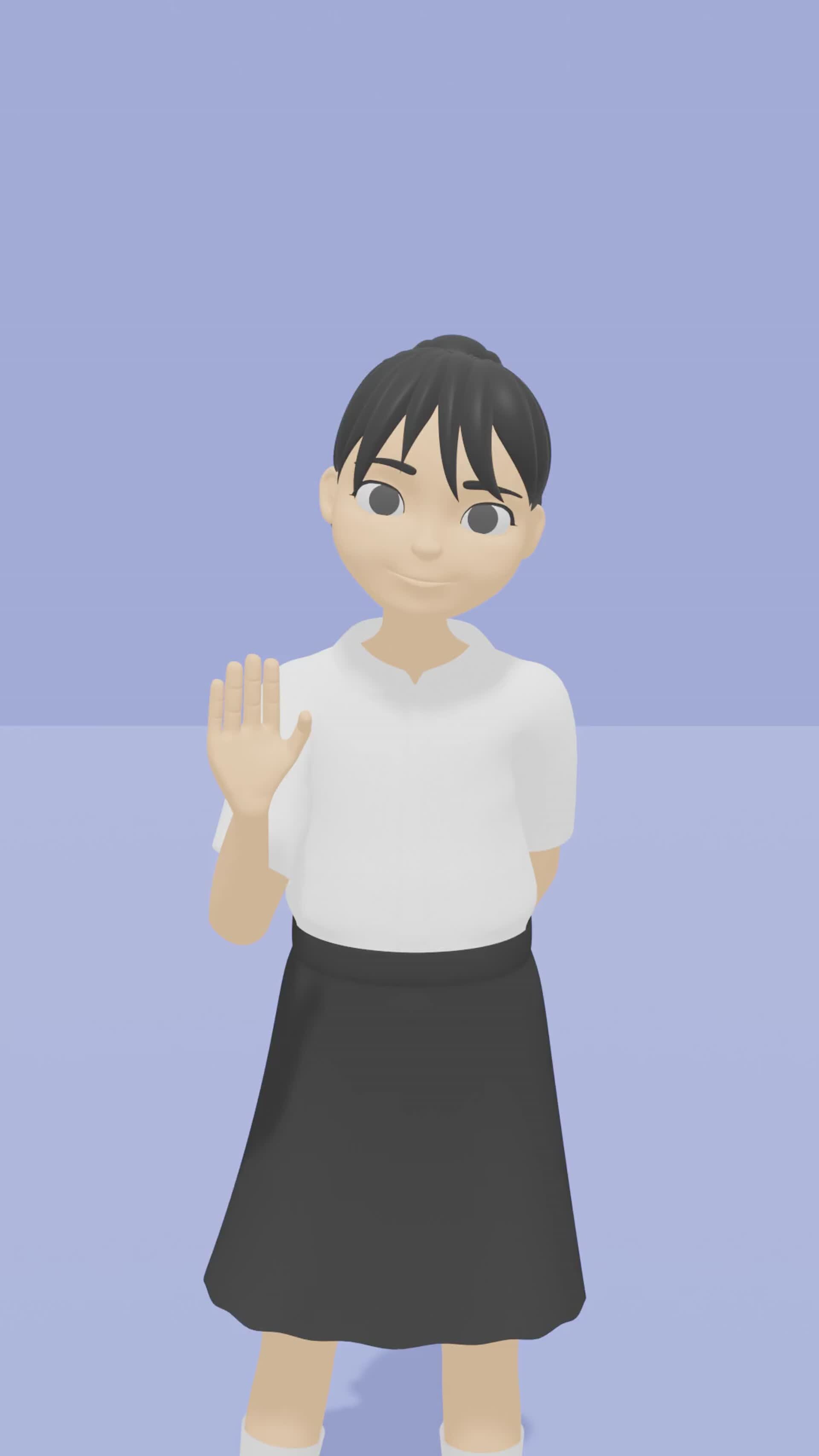 ArtStation - 3D Original Character: Mawar Pose