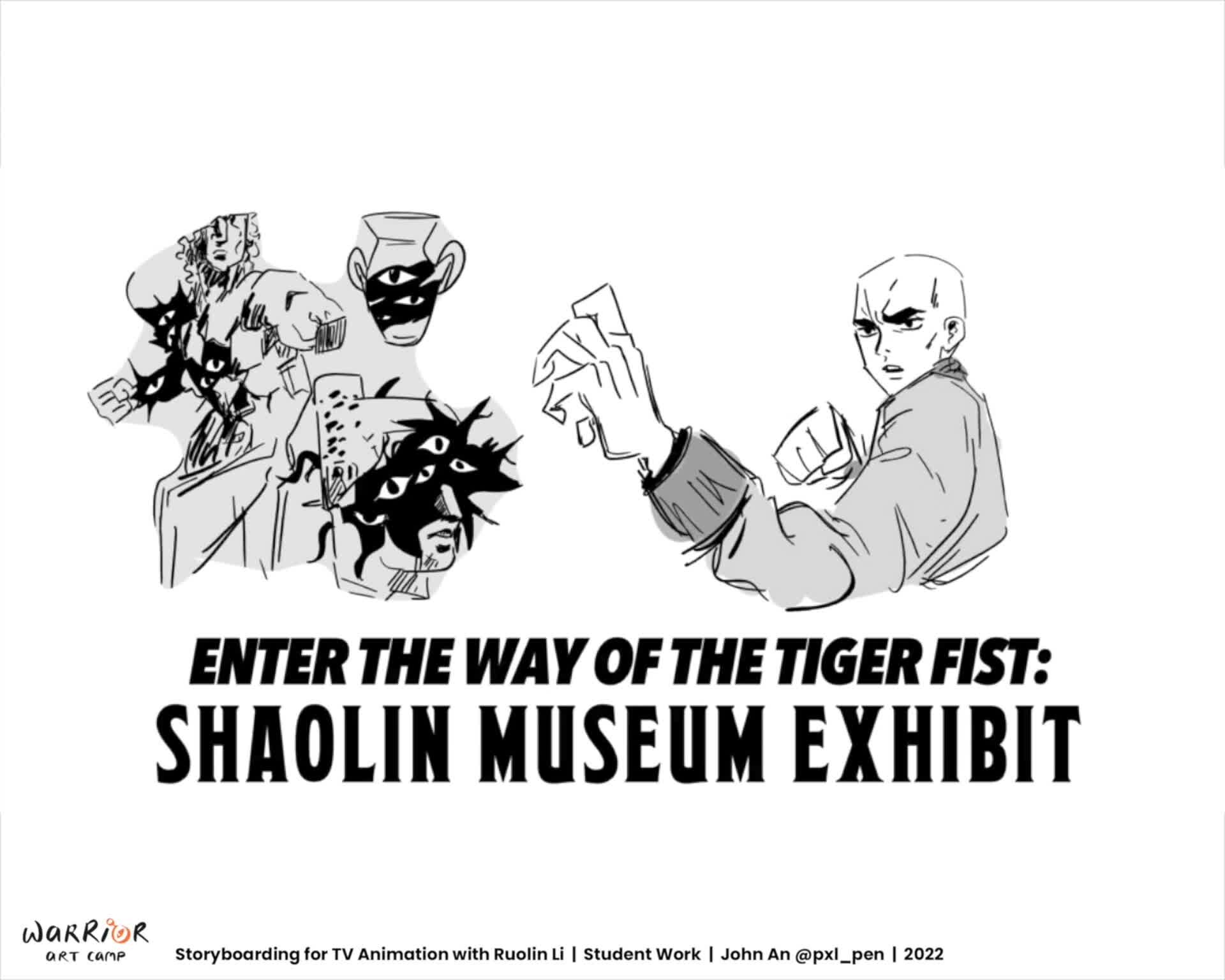 Warrior Art Camp - John An | Storyboarding for TV Animation with Ruolin ...