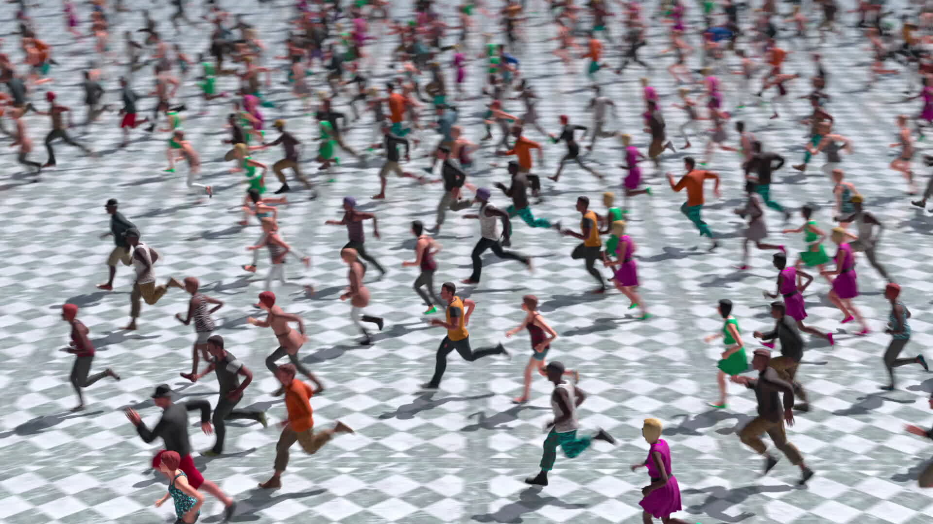 ArtStation - Crowd With Houdini