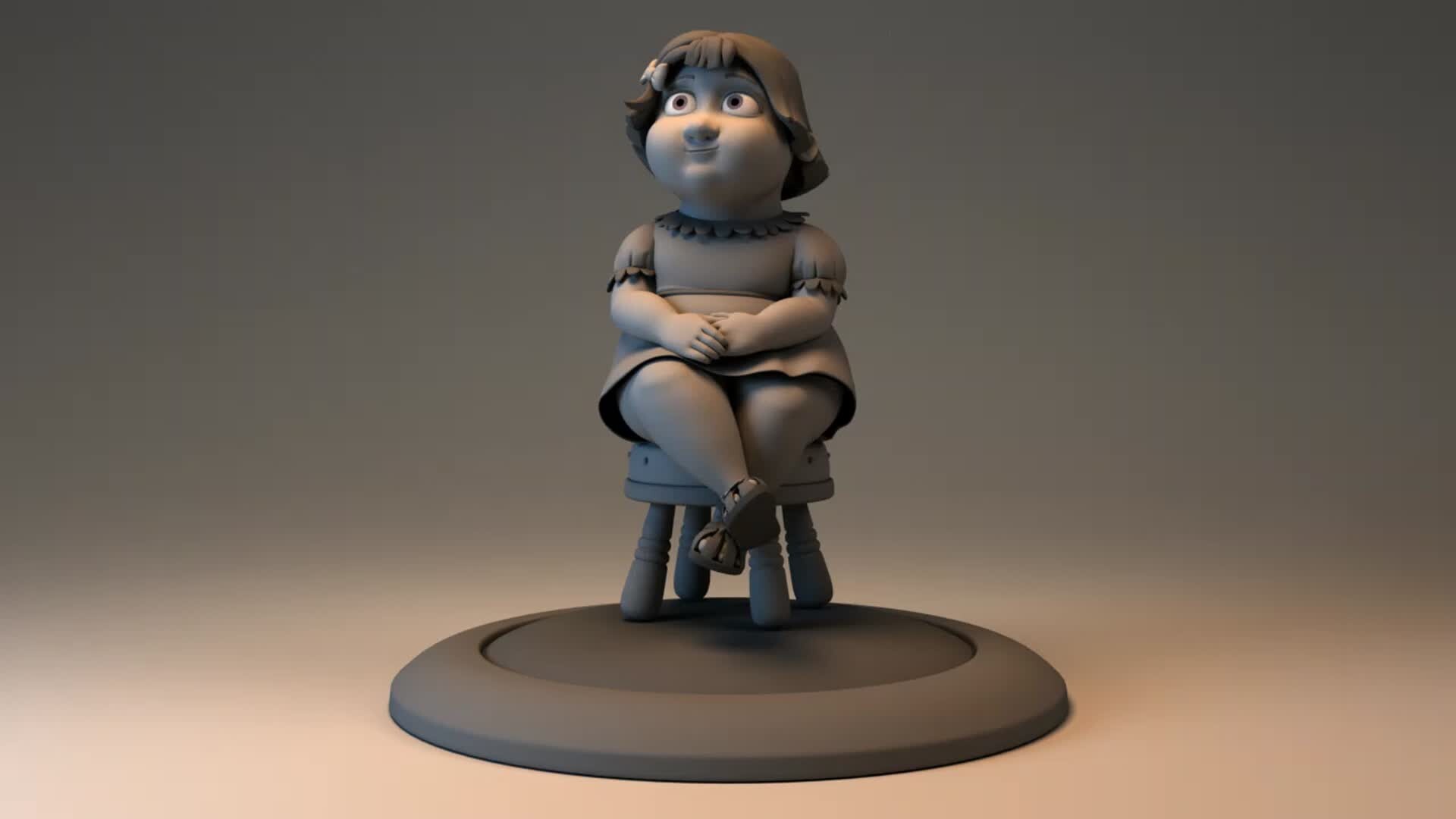 ArtStation - Agatha - Sitting Pose