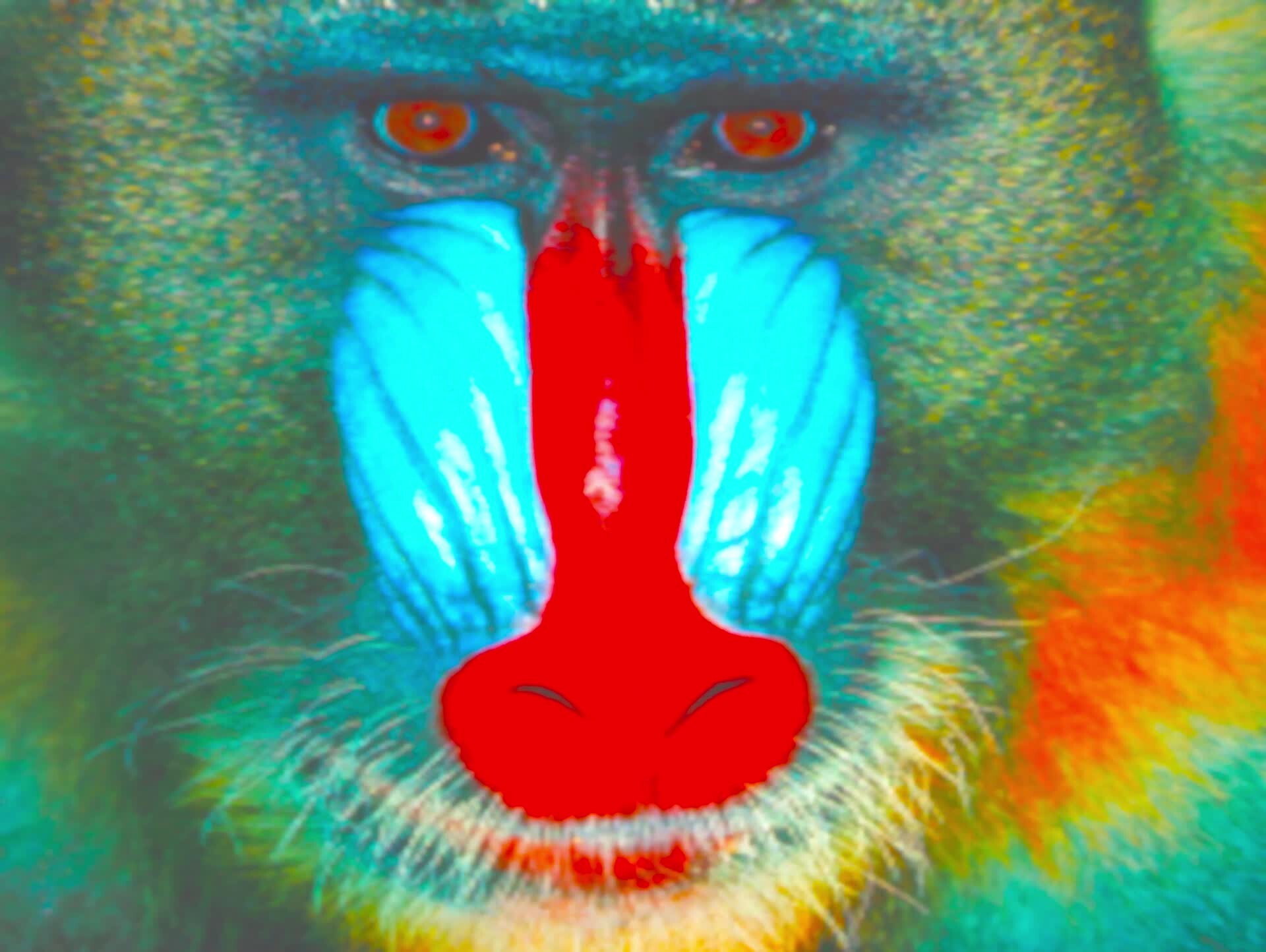 ArtStation - Swirling Monkey Face