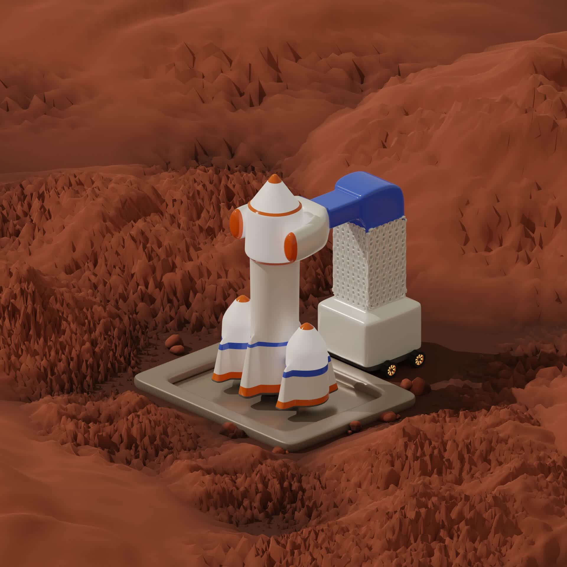 ArtStation - Leaving Mars 🚀