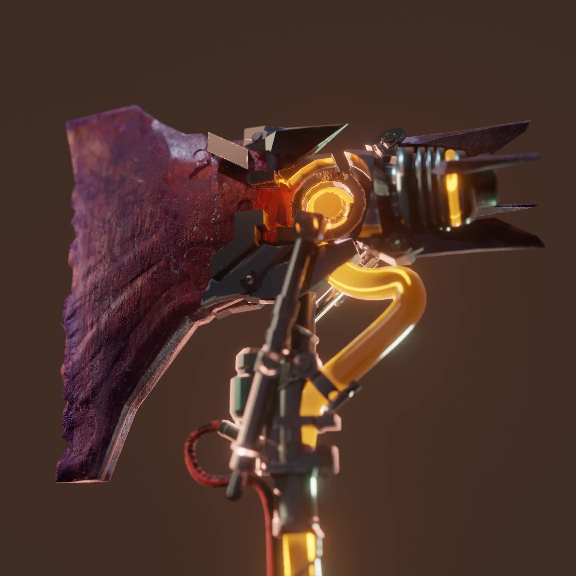 Jonathan Dewoon - Steampunk Meat Axe