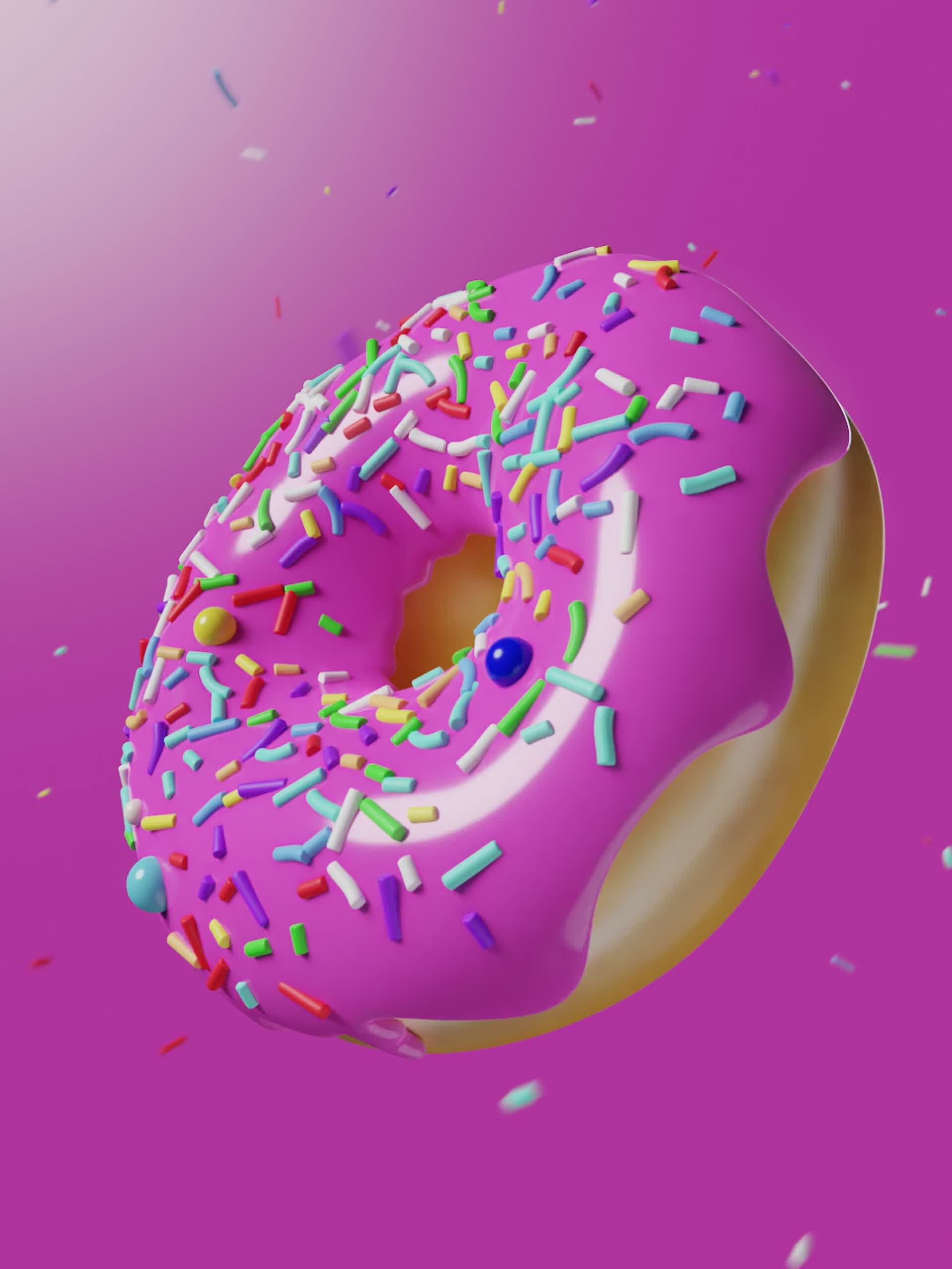 ArtStation - Donut spin animation