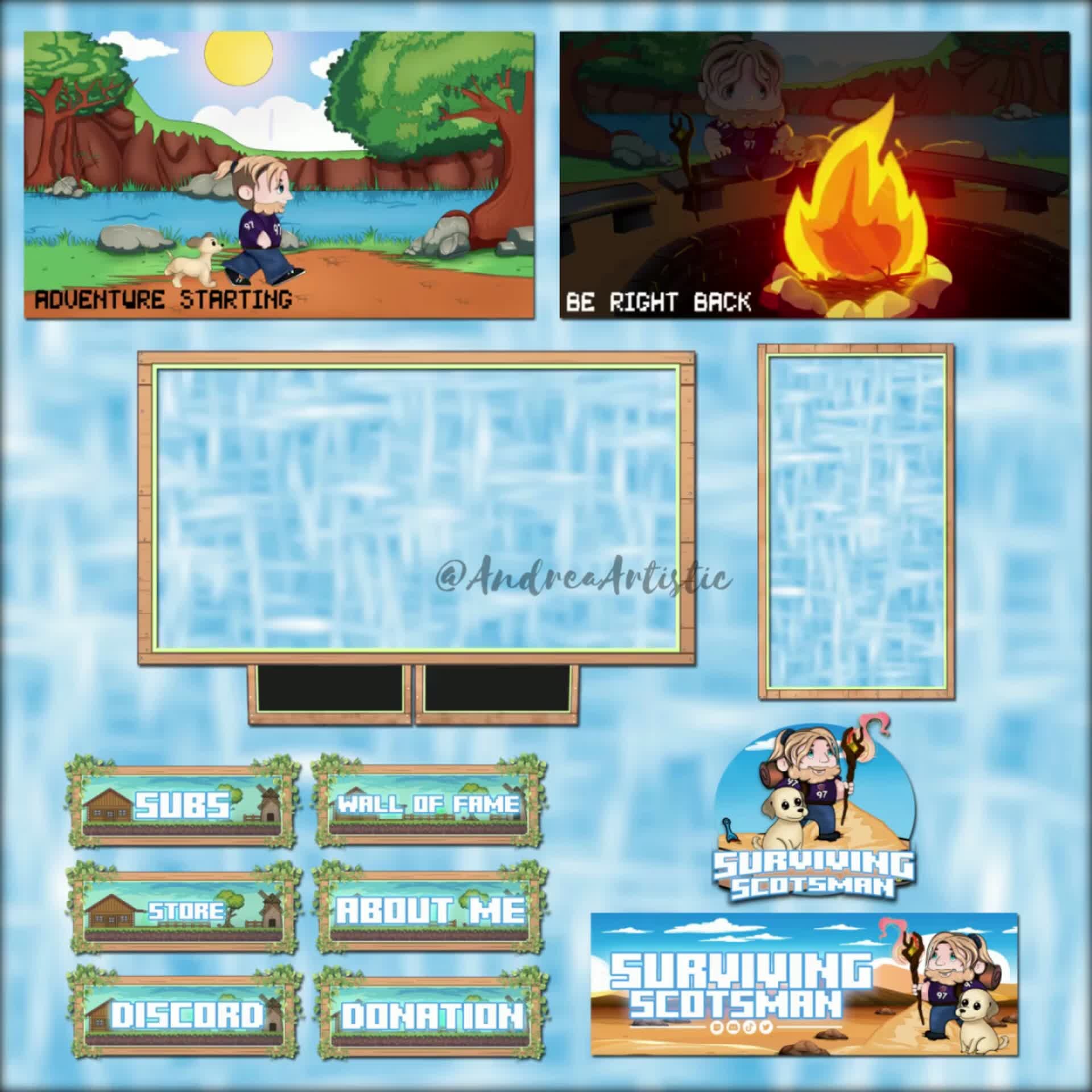 ArtStation - Surviving Scotsman-Stream Rebranding