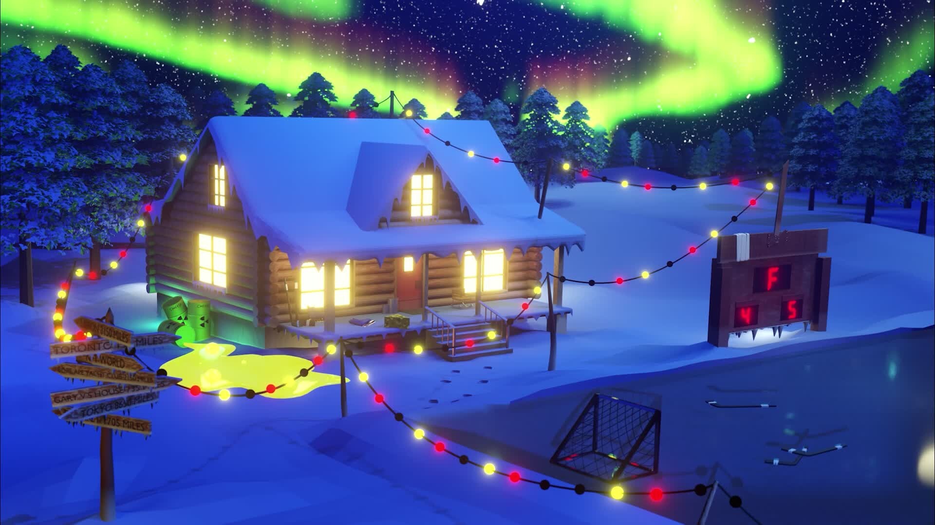 ArtStation - Winter Shack