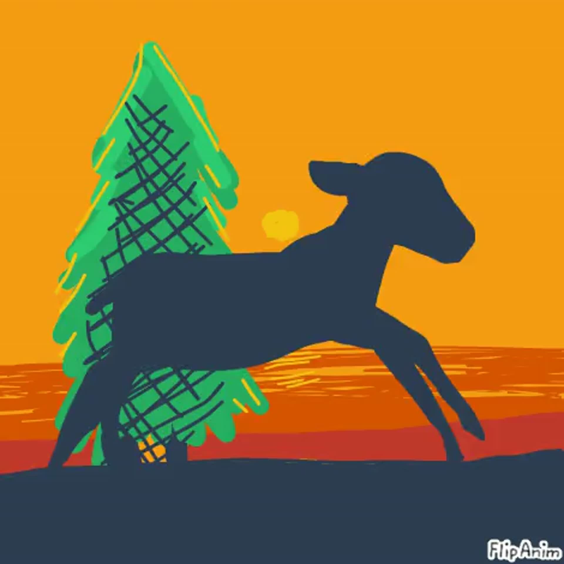 ArtStation - Deer Running