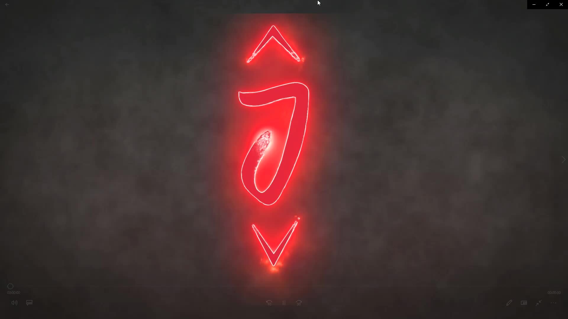 ArtStation - Fire animation on logo