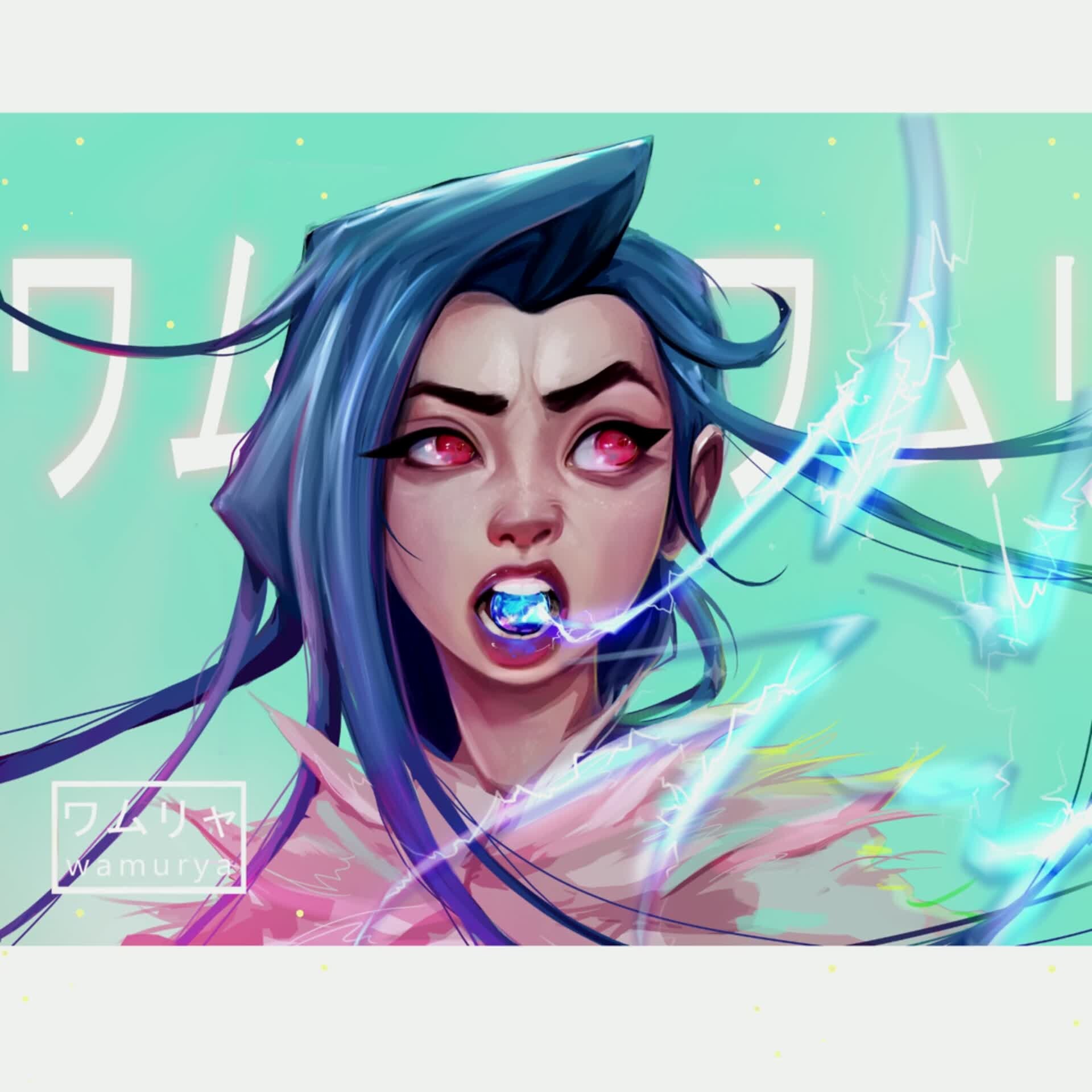 ArtStation - Jinx hungry for hextech crystals