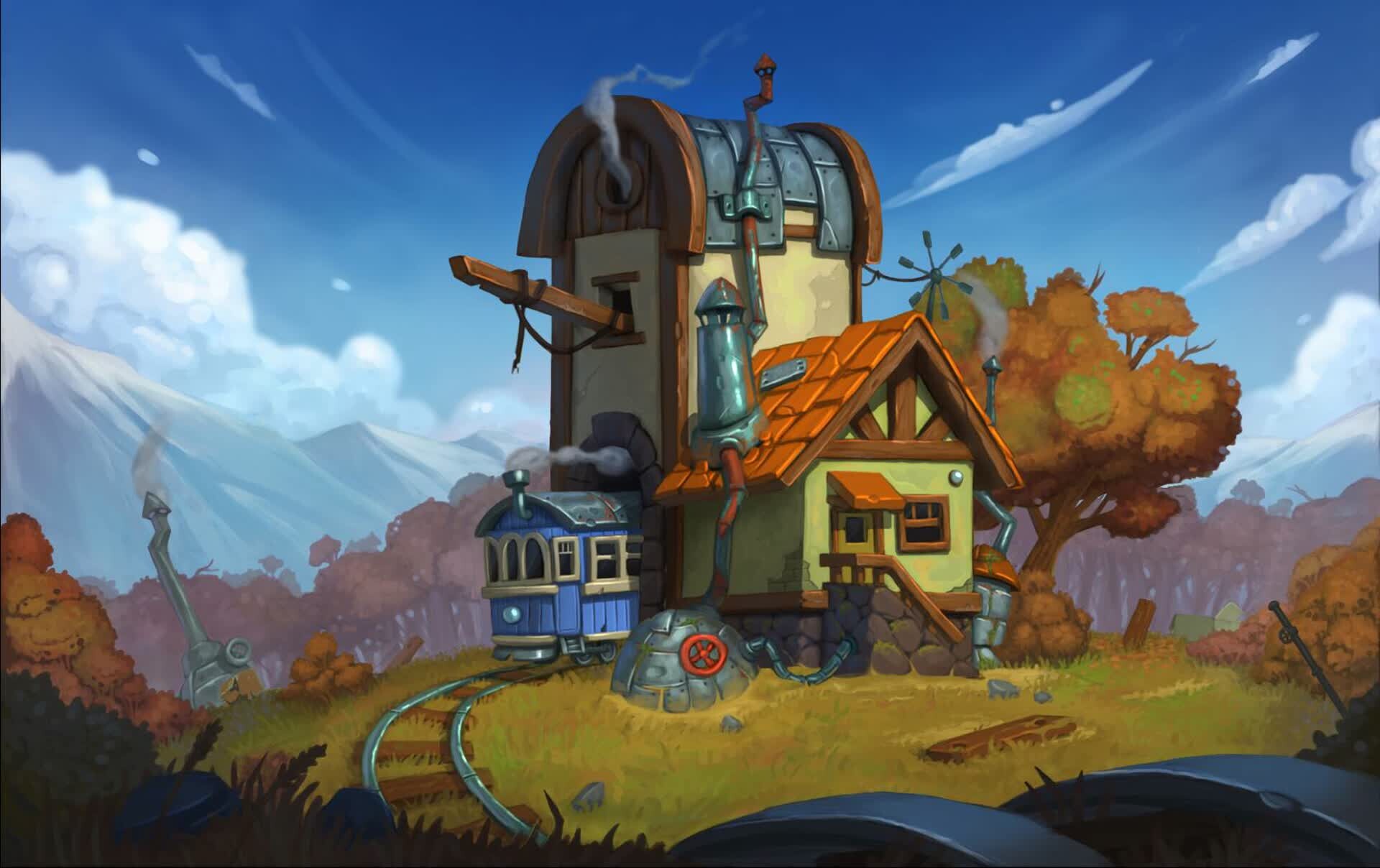ArtStation - Railwayman's house animation