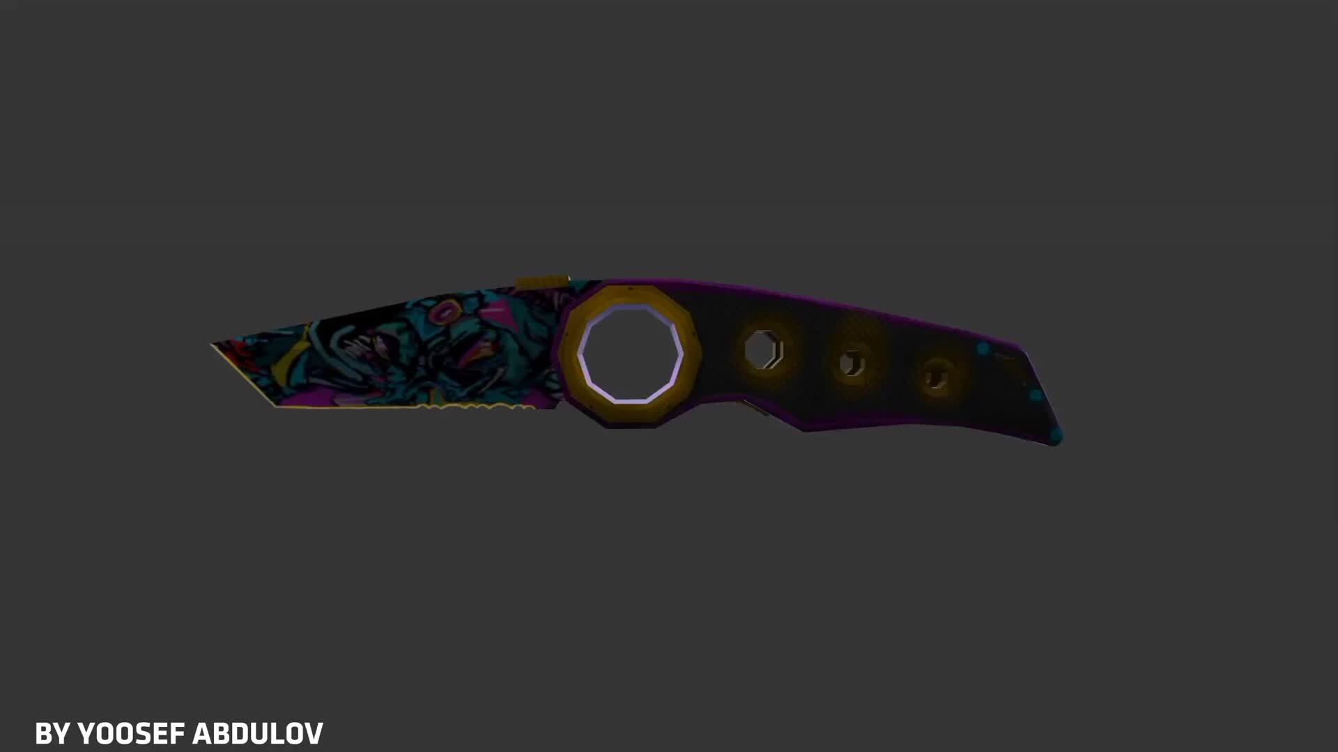 ArtStation - Remix Knife 7tier-Sea Napalm.Critical ops Concept Art.