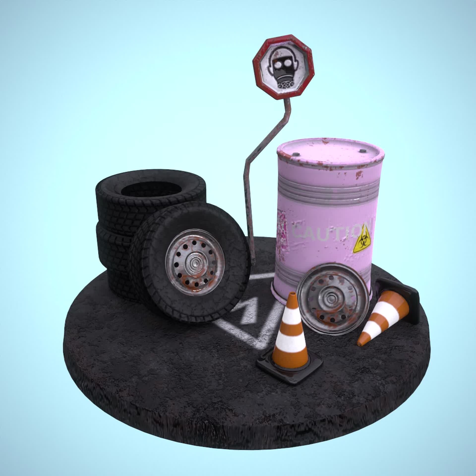 ArtStation - Street Props