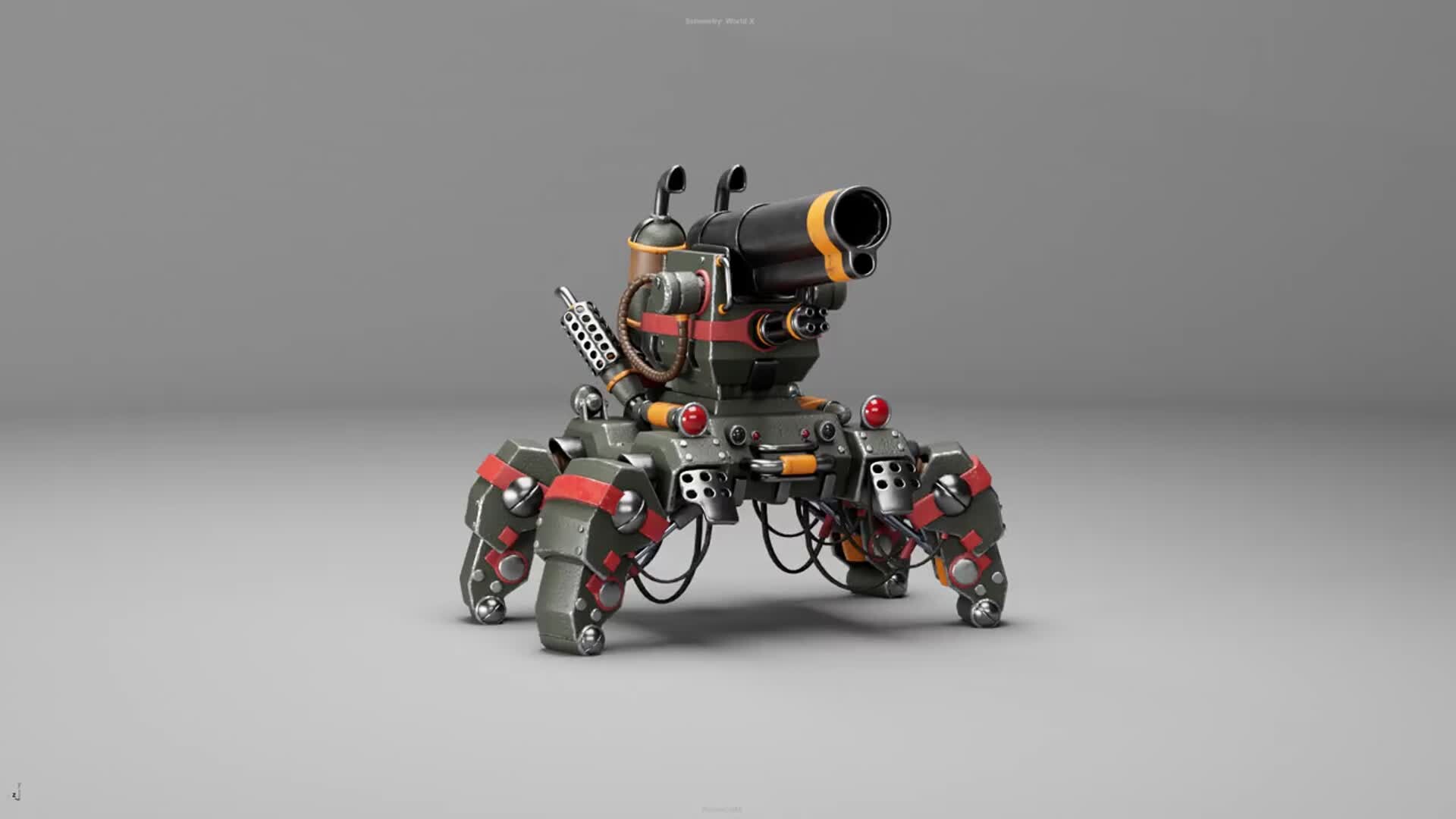 ArtStation - Mobile canon mecha