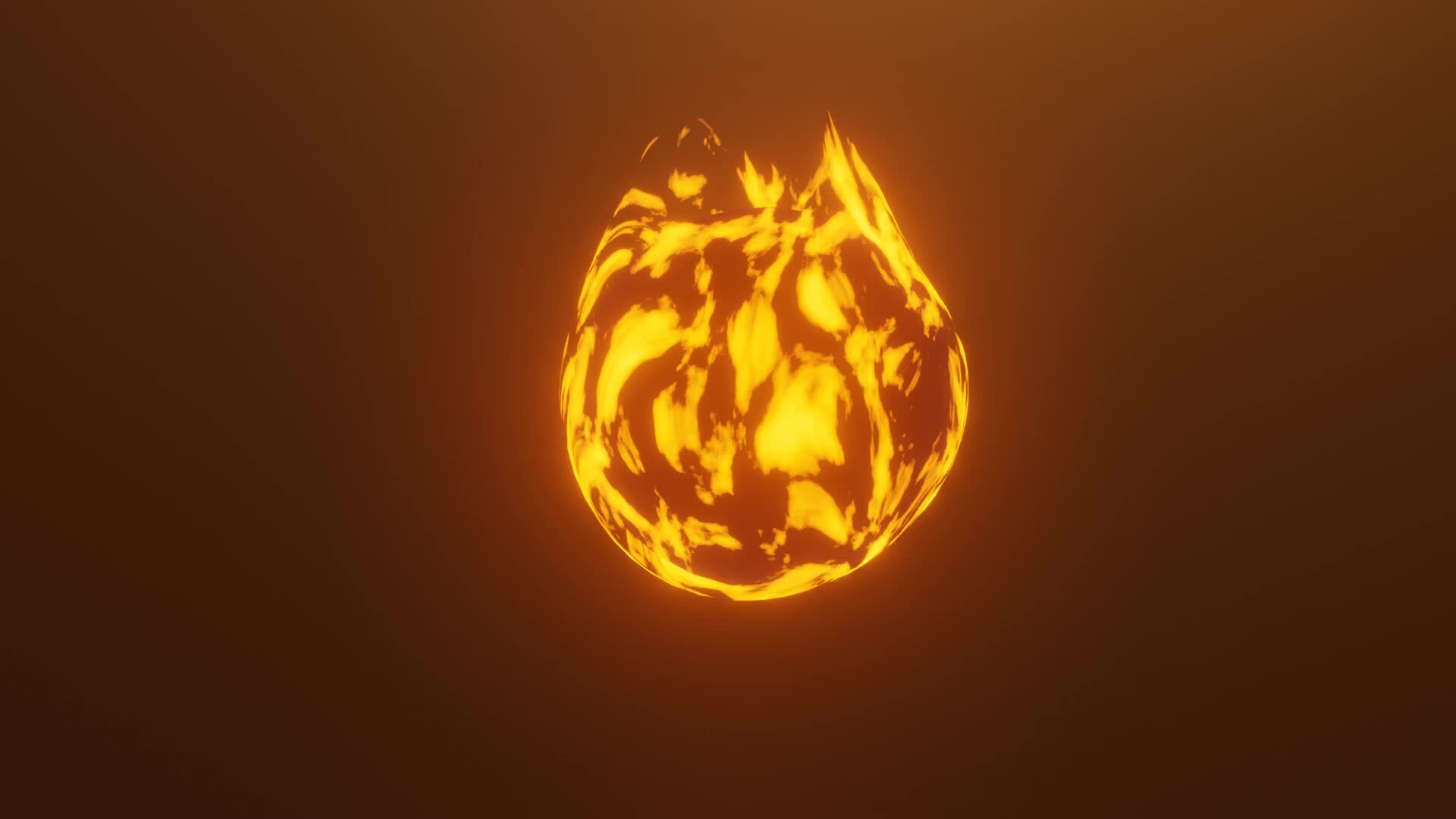 ArtStation - fire ball animation blender