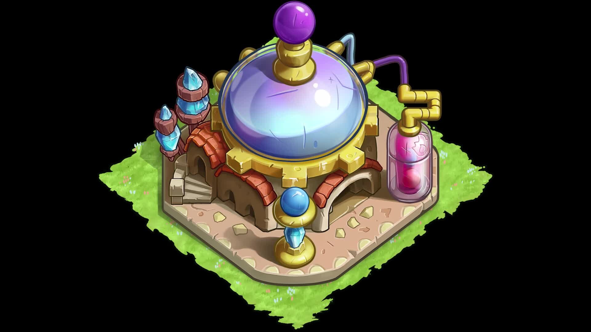 ArtStation - Magic laboratory 2D animation