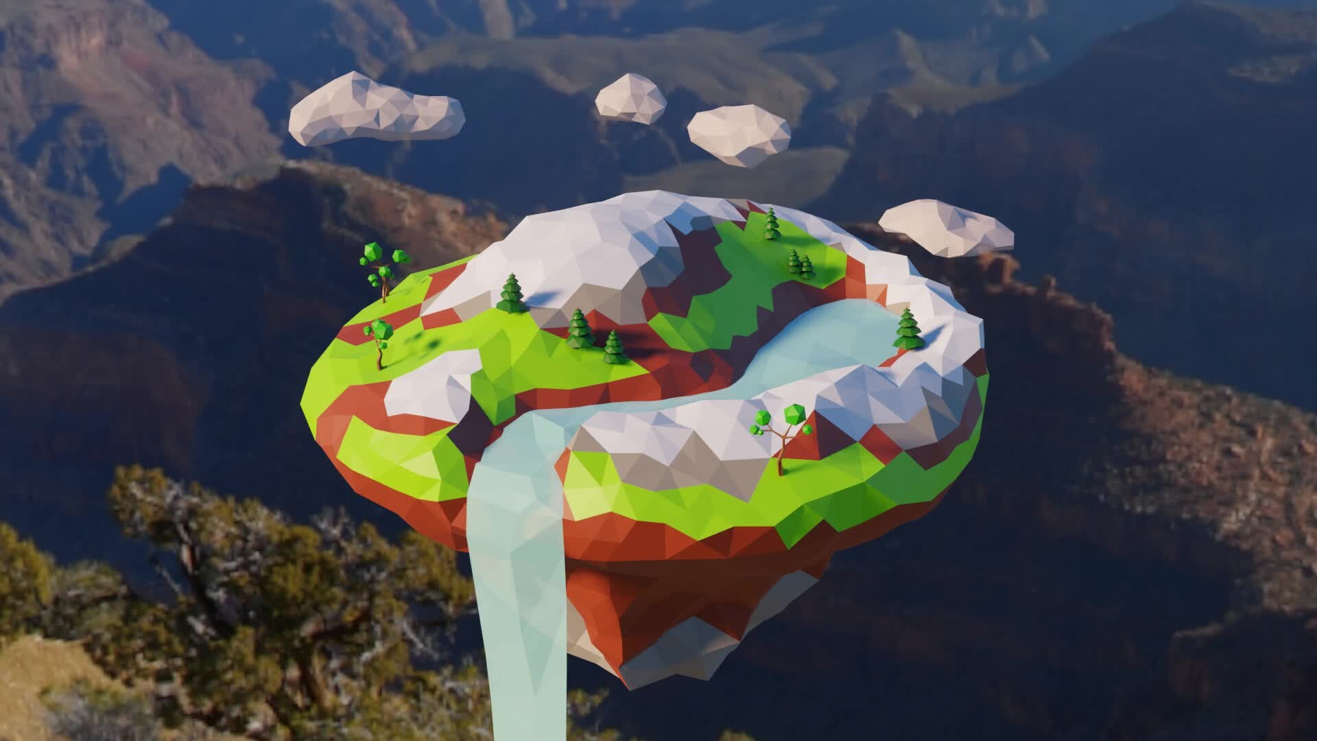 ArtStation - Low Poly Islands