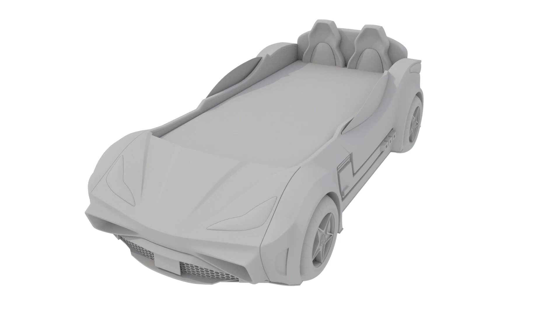 ArtStation - Race Car Bed