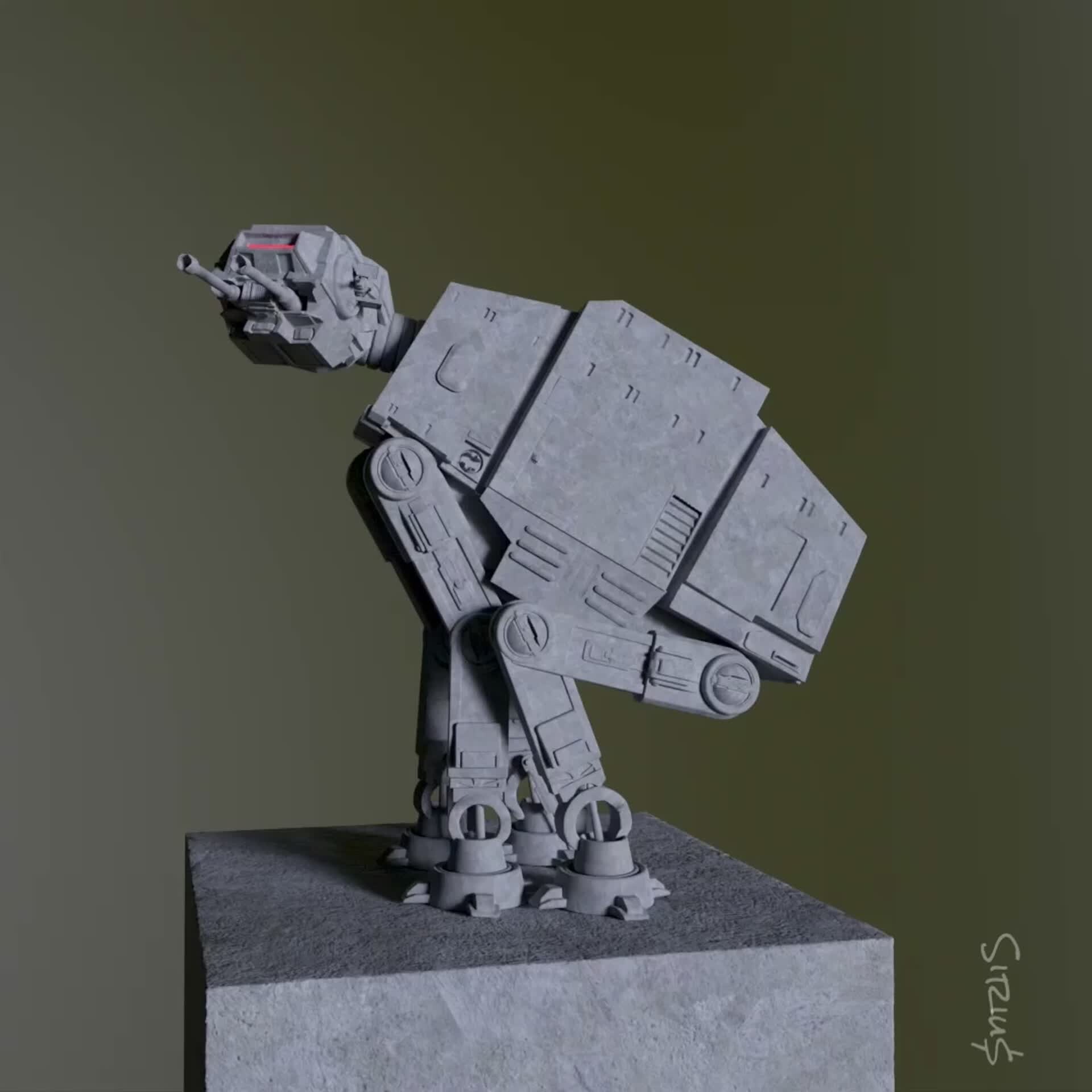 ArtStation - AT-AT squat 🤖🚽