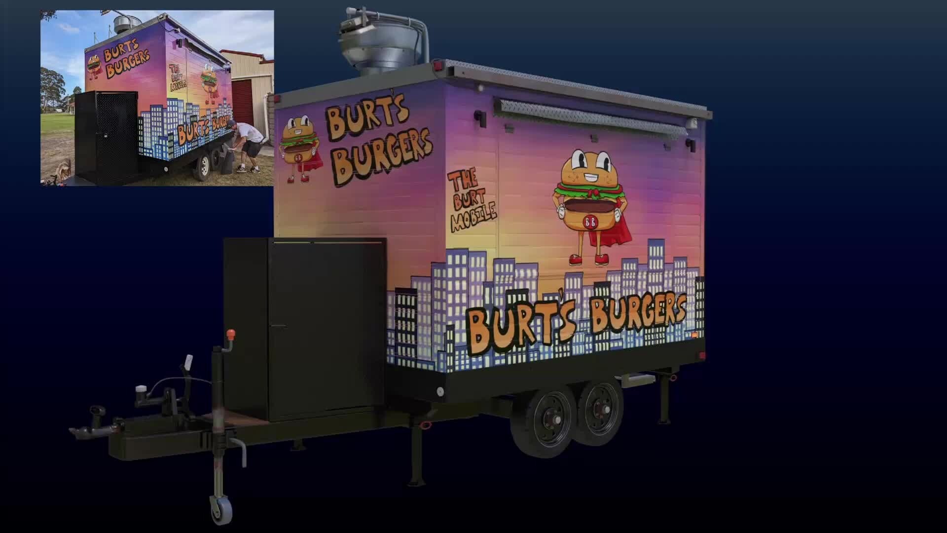 ArtStation - Burt's Burgers Food Truck