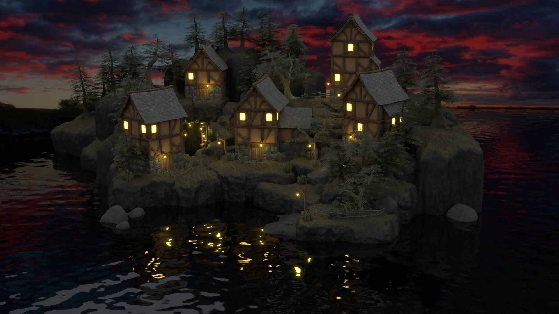 ArtStation - Village with a secret