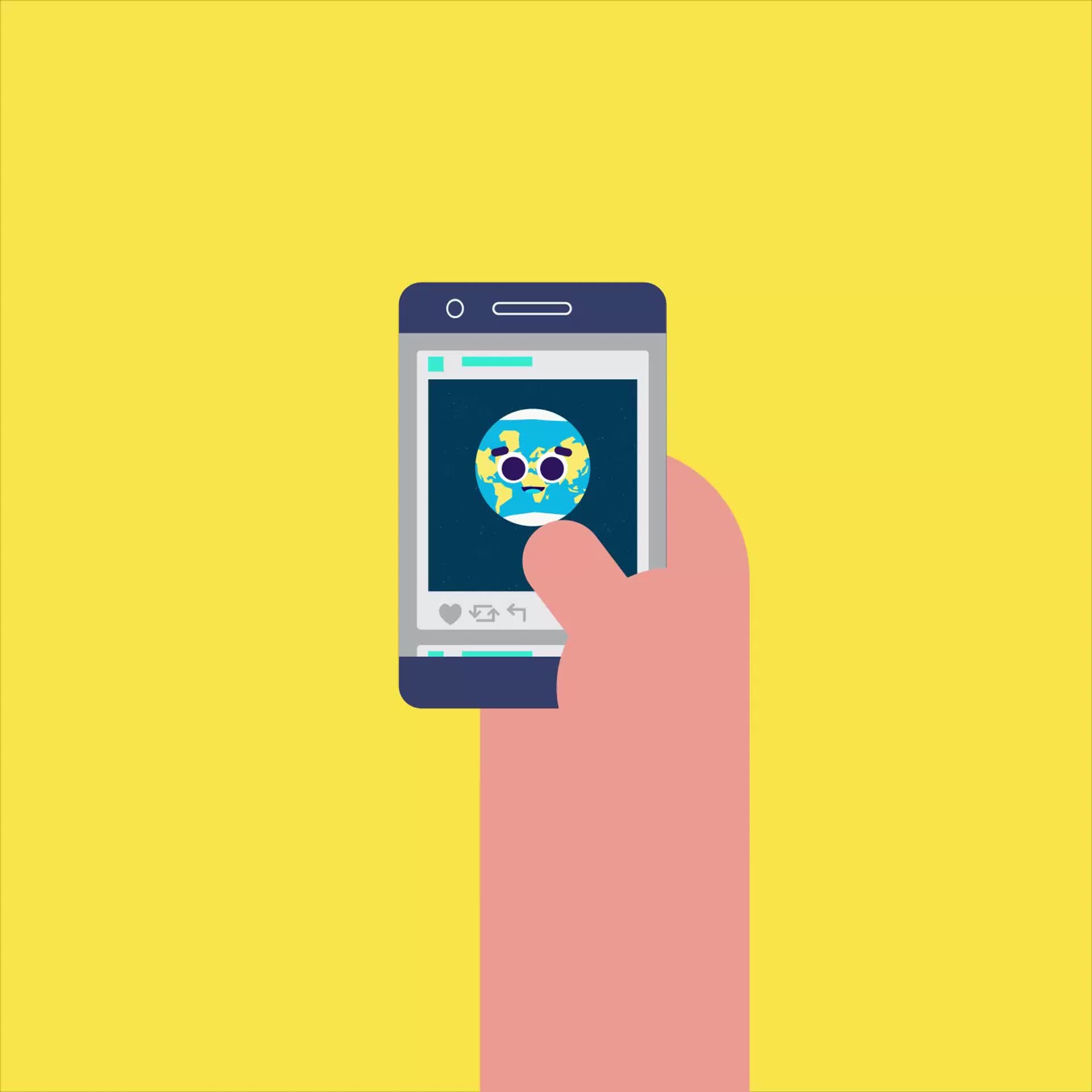 ArtStation - Mobile scroll 2d loop animation Motion graphics