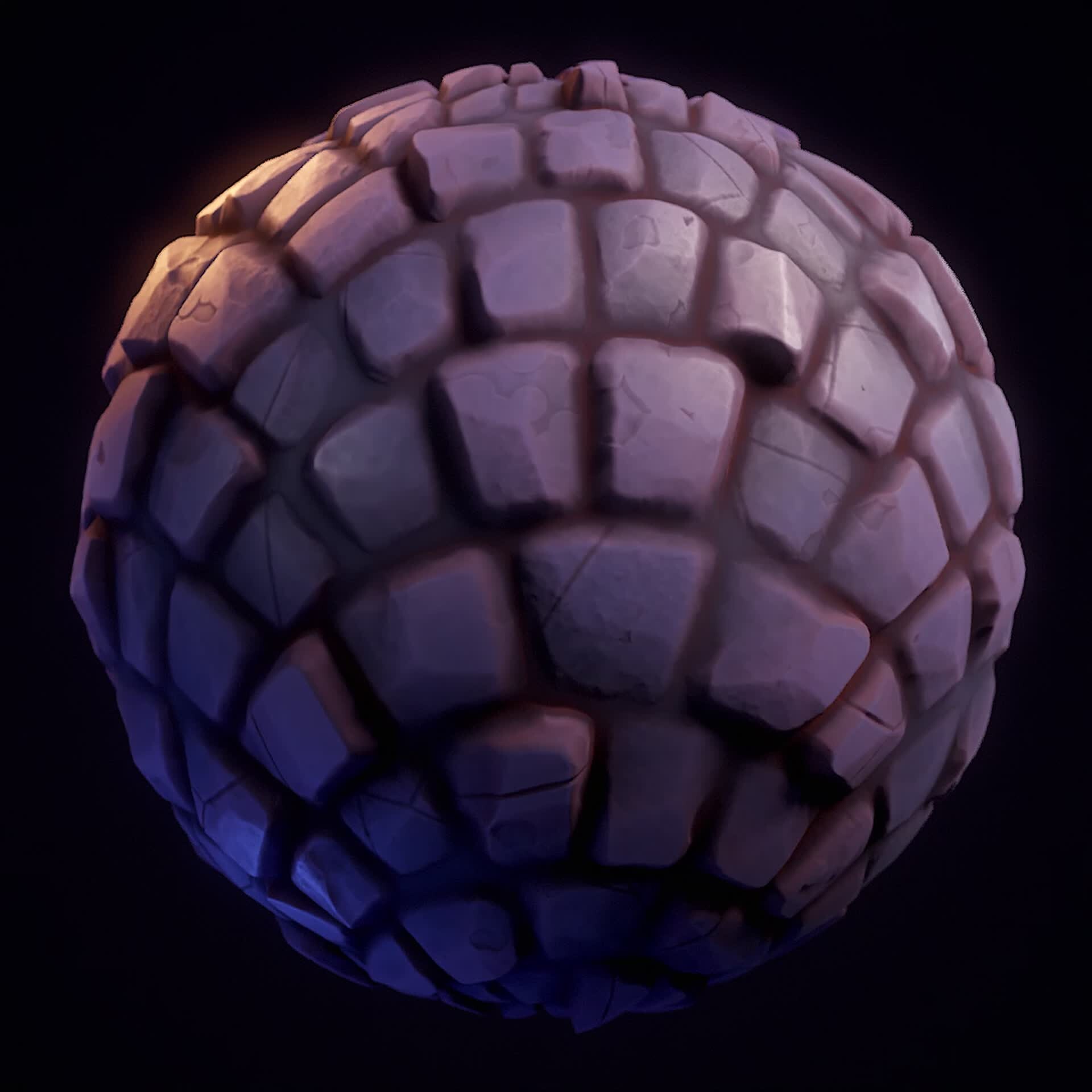 ArtStation - Procedural Material - Cobble Stone 01