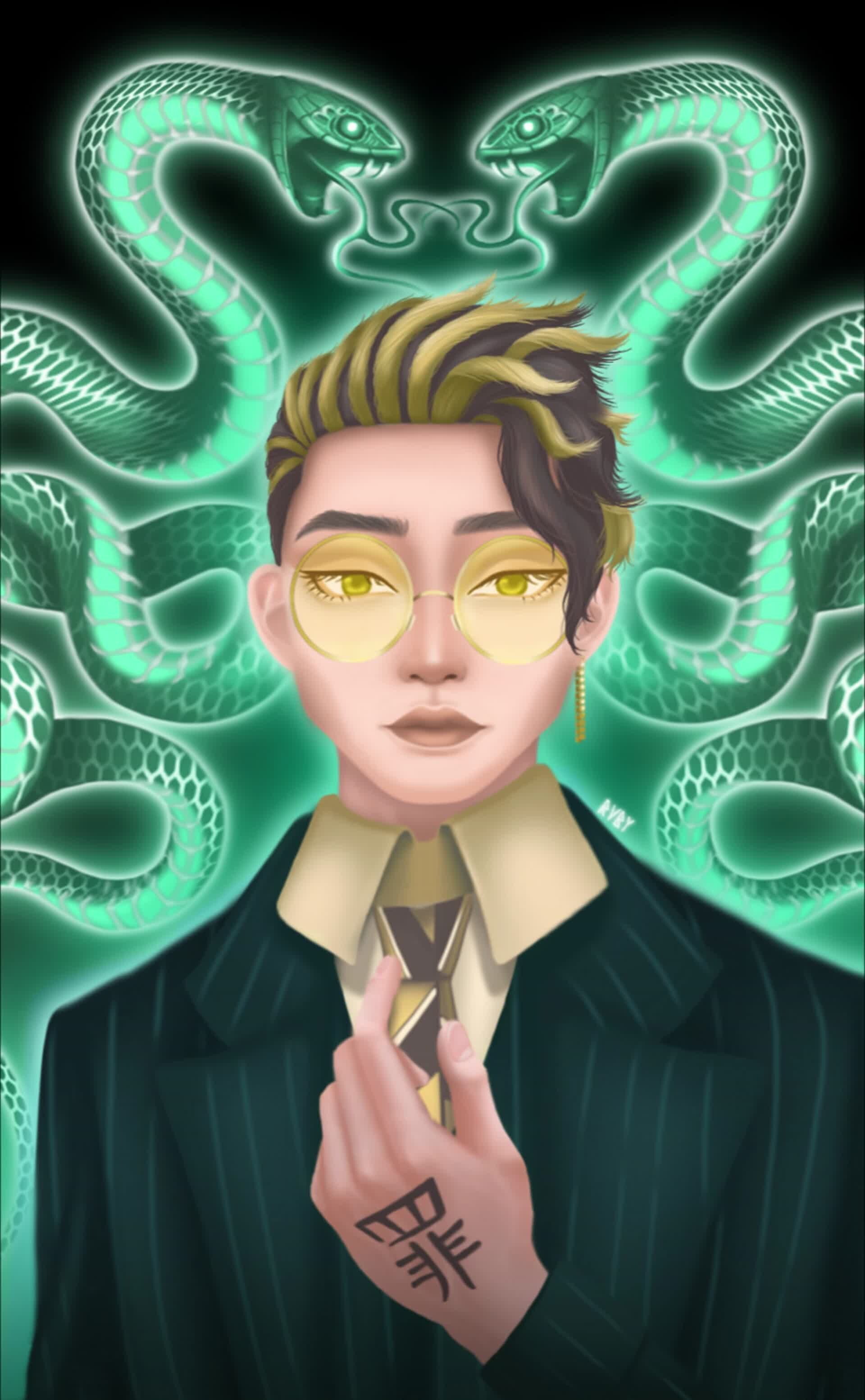 ArtStation - Fanart, Hanma from Tokyo Revengers