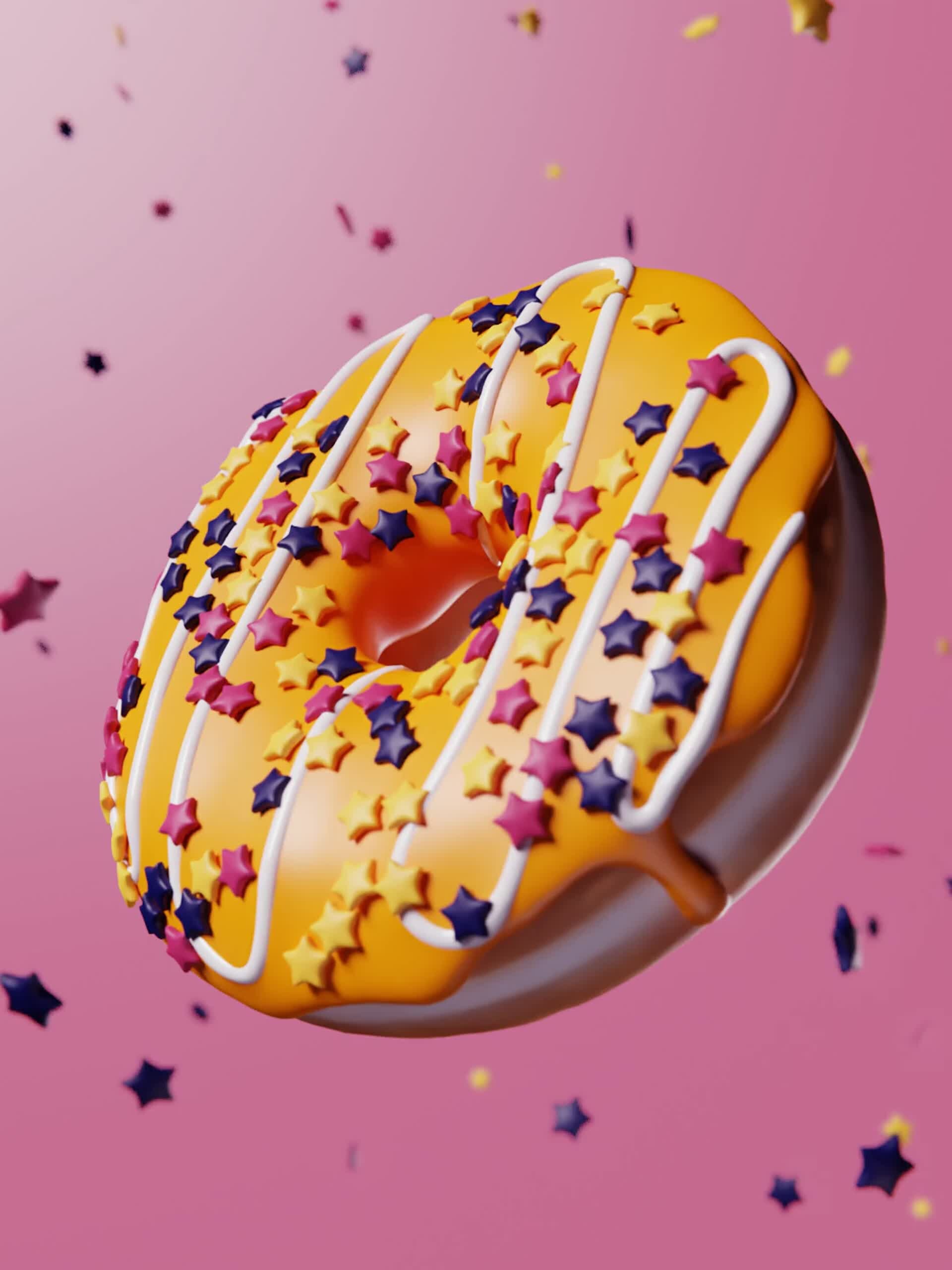 ArtStation - Perfect loop Doughnut