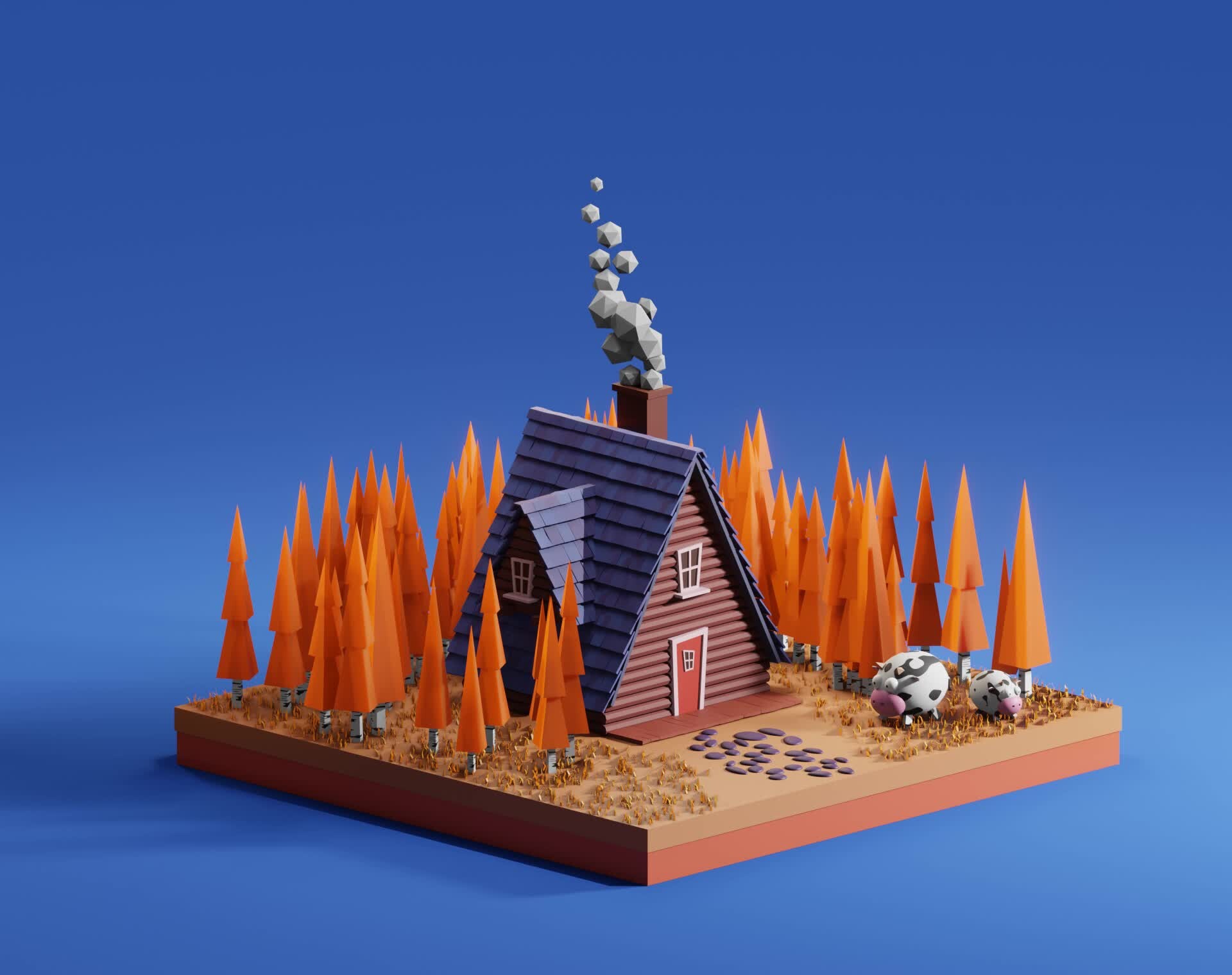 ArtStation - UFO stole a cow