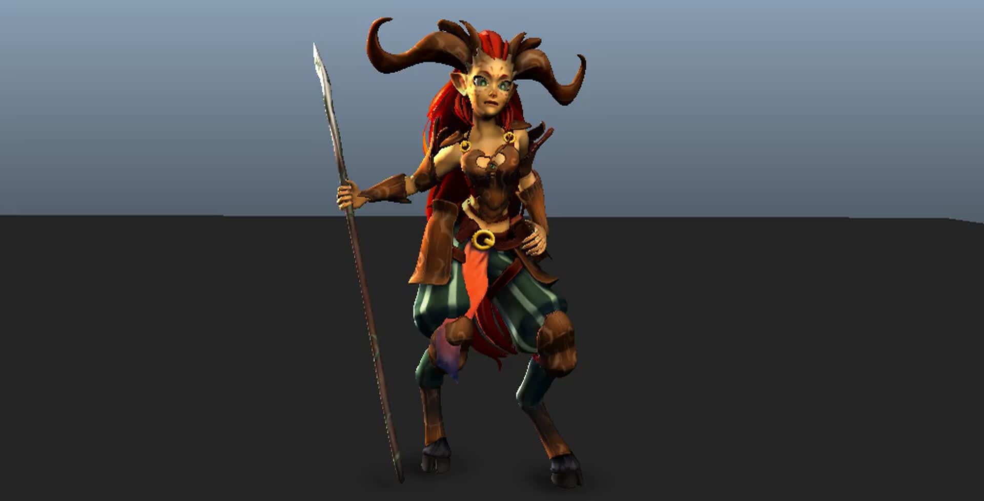 ArtStation - Faun Idle Animation