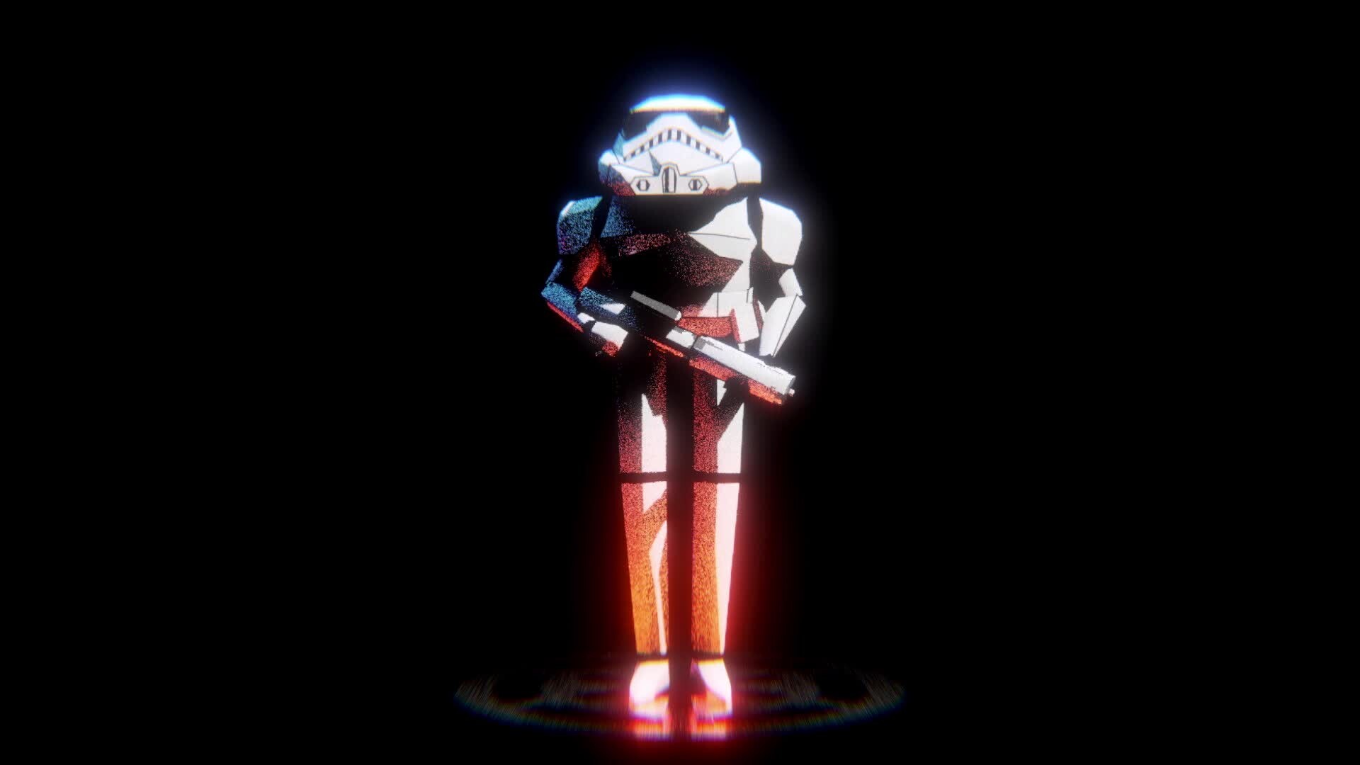 ArtStation - Low poly stormtrooper