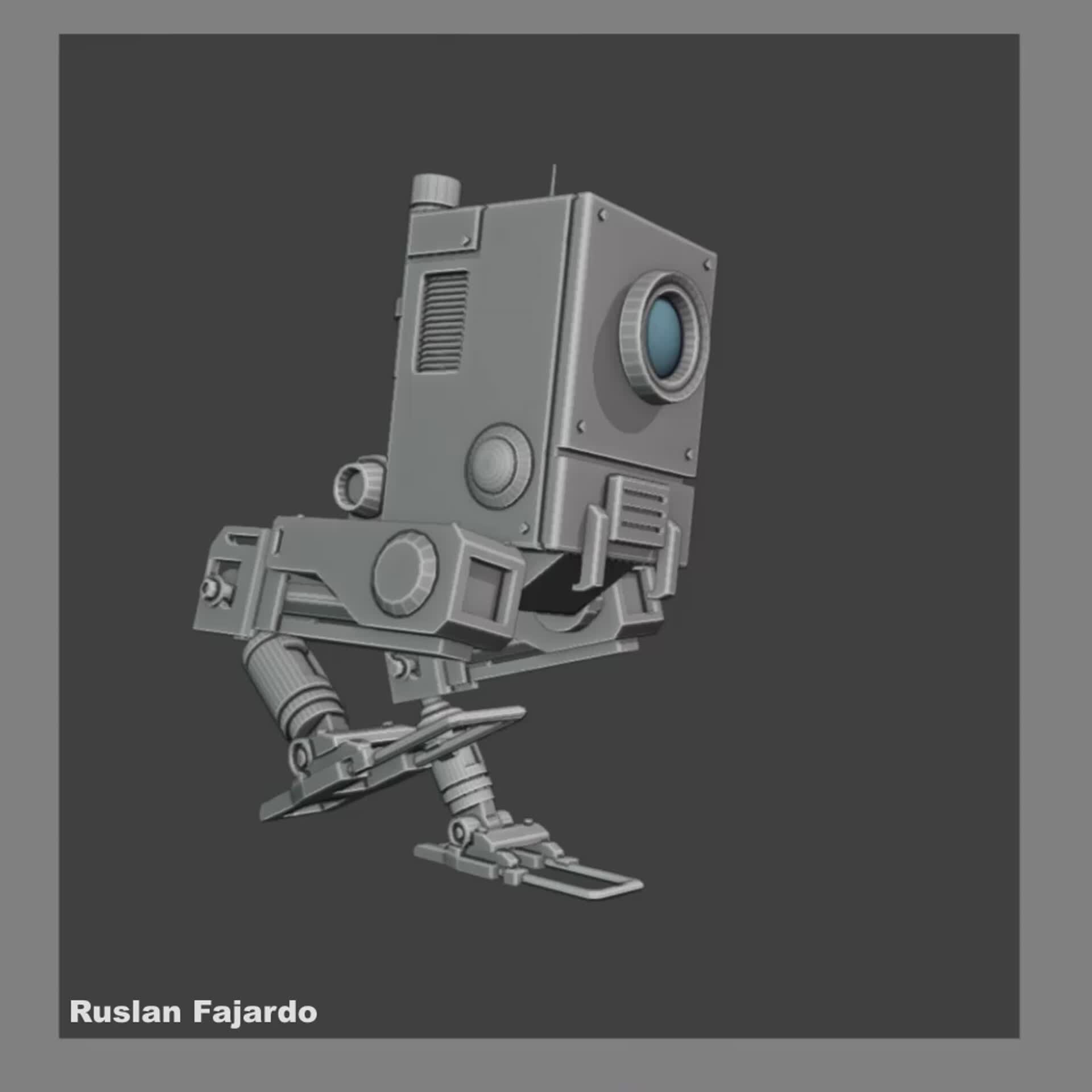 ArtStation - Robot walk