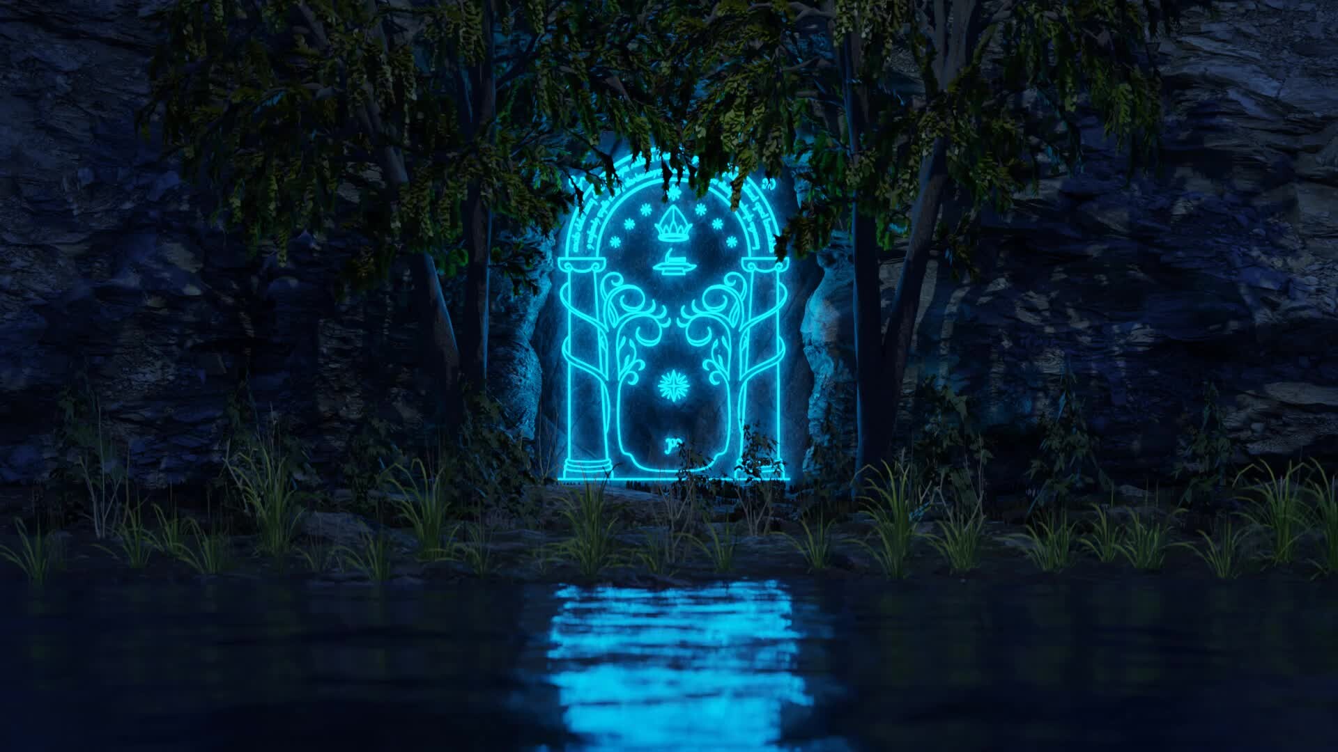 ArtStation - Door of Durin