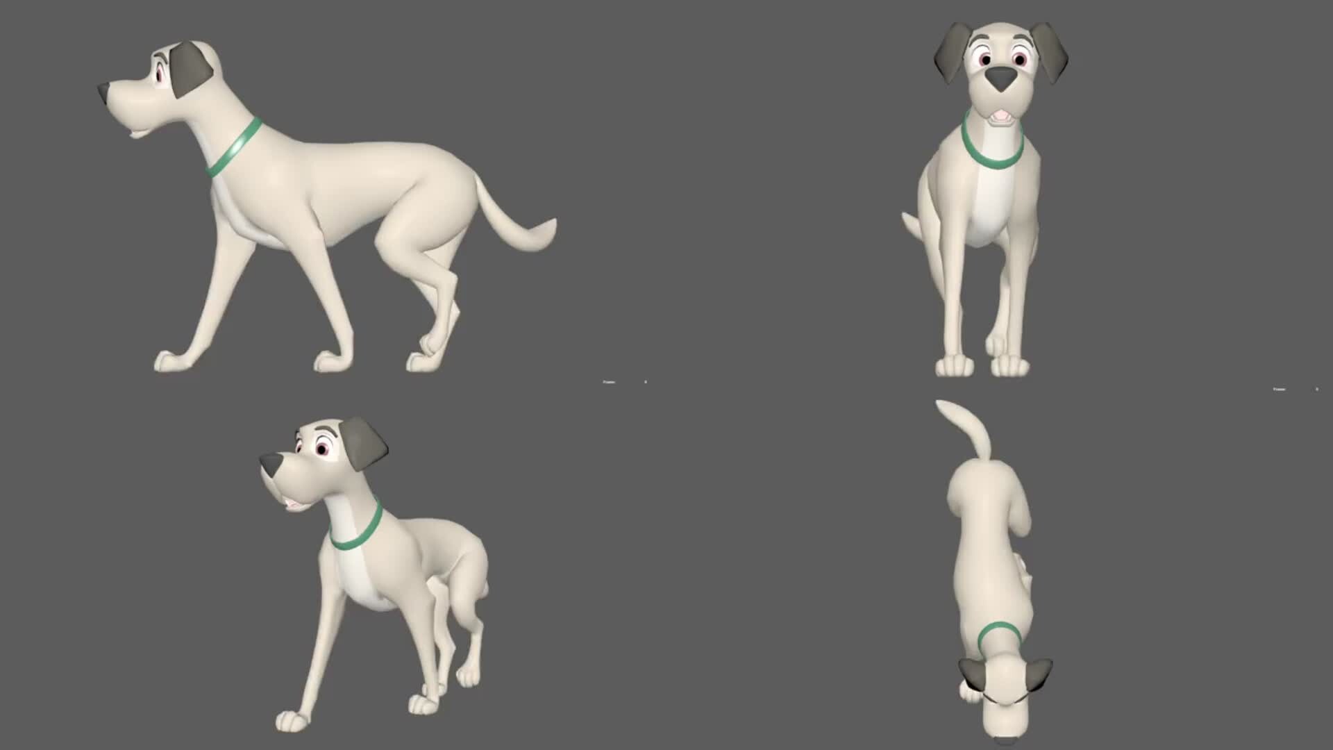 ArtStation - Animschool Class 3 : Body Mechanics - Dog Walk Cycle