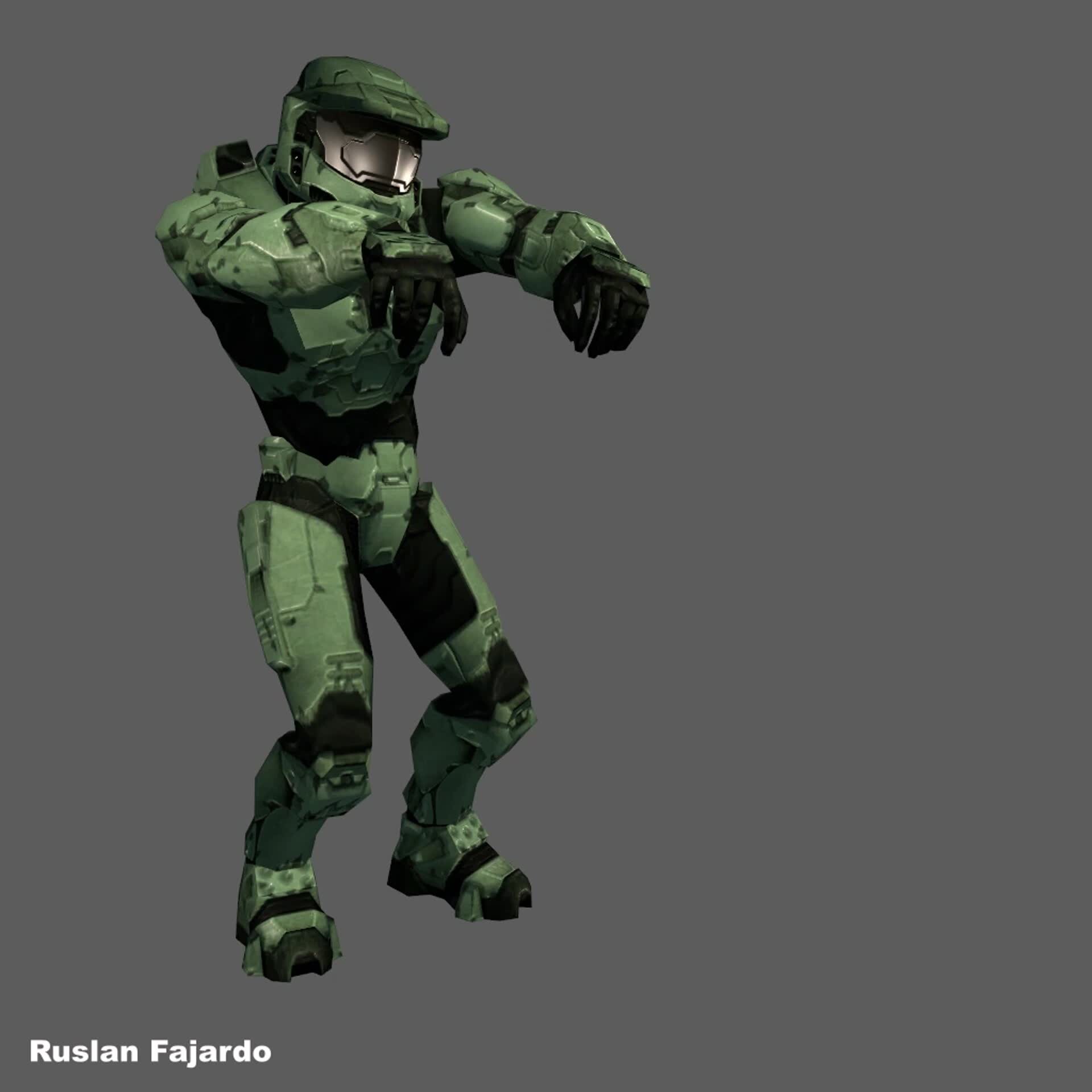 ArtStation - Master chief zombie walk mocap
