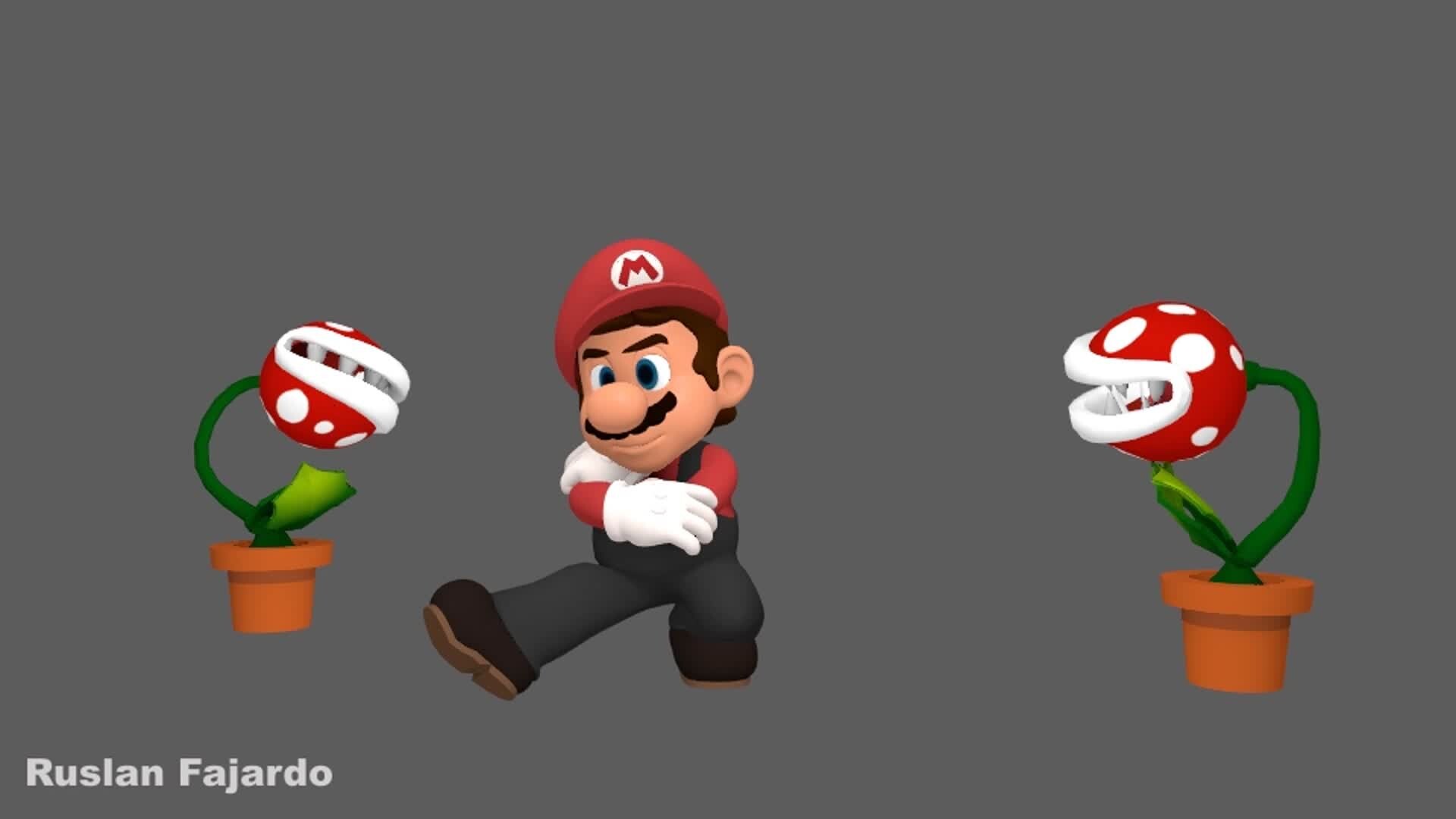 ArtStation - Mario dance kazachok