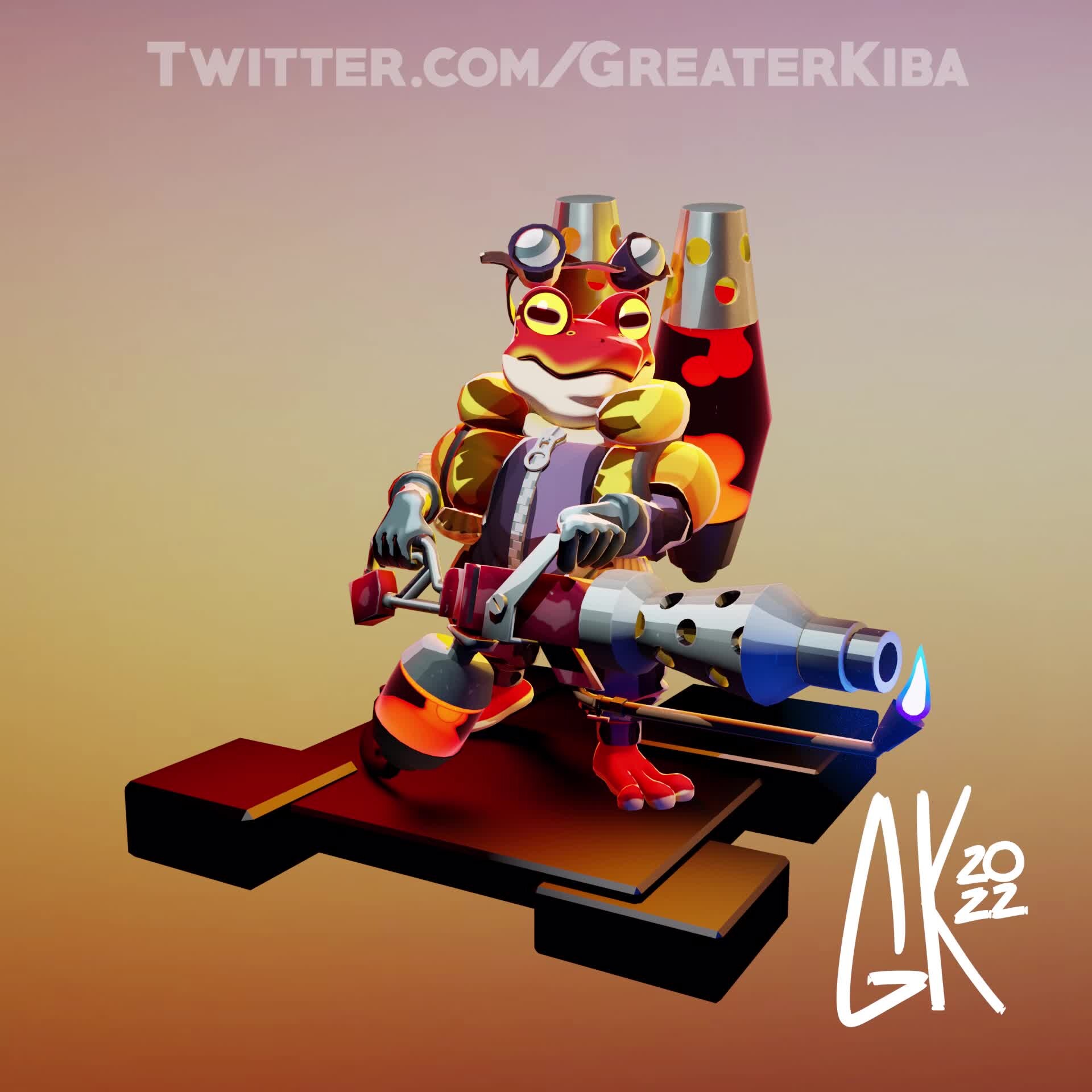 ArtStation - Pyro Frog