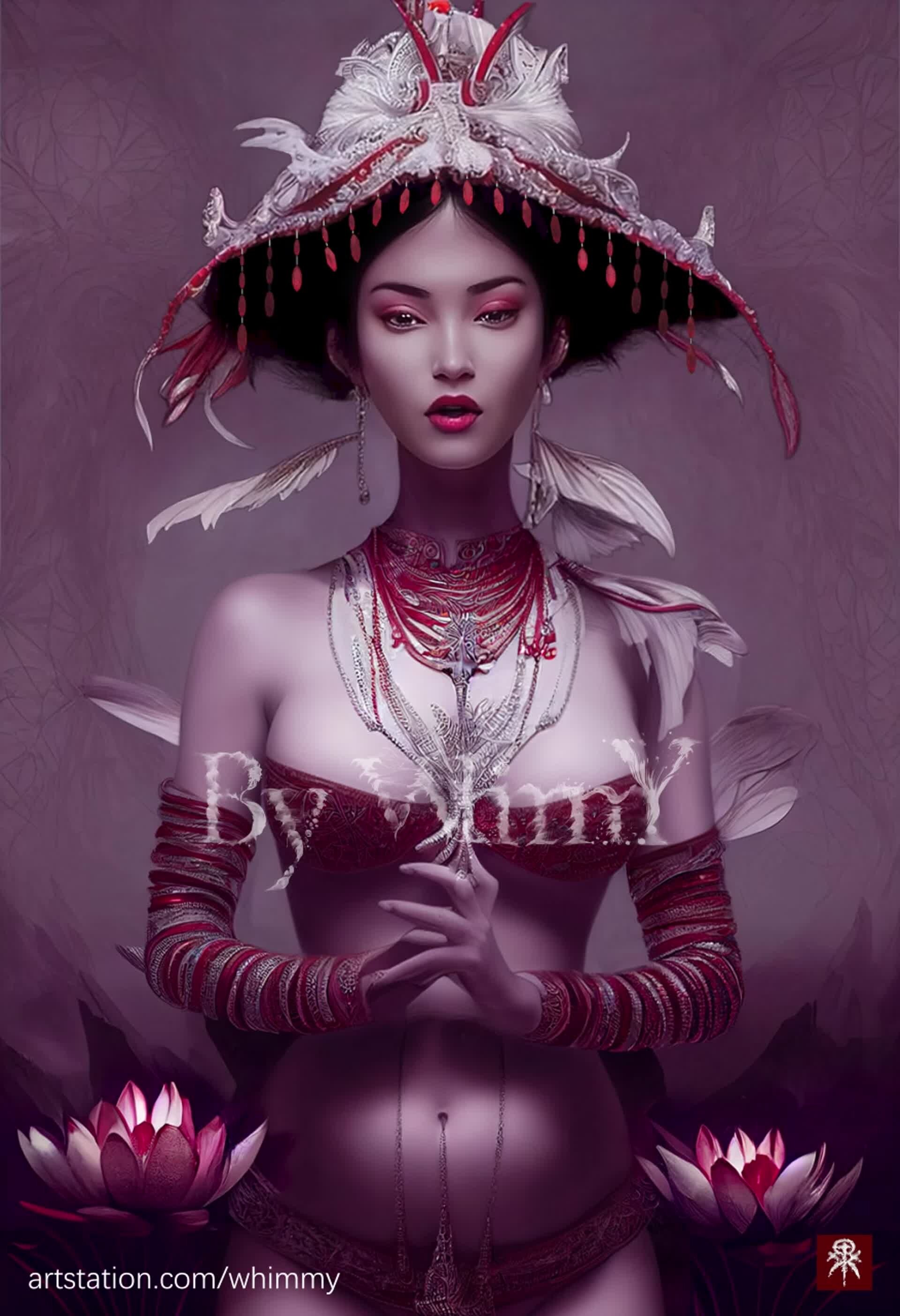 ArtStation - The Talking Miao Girl
