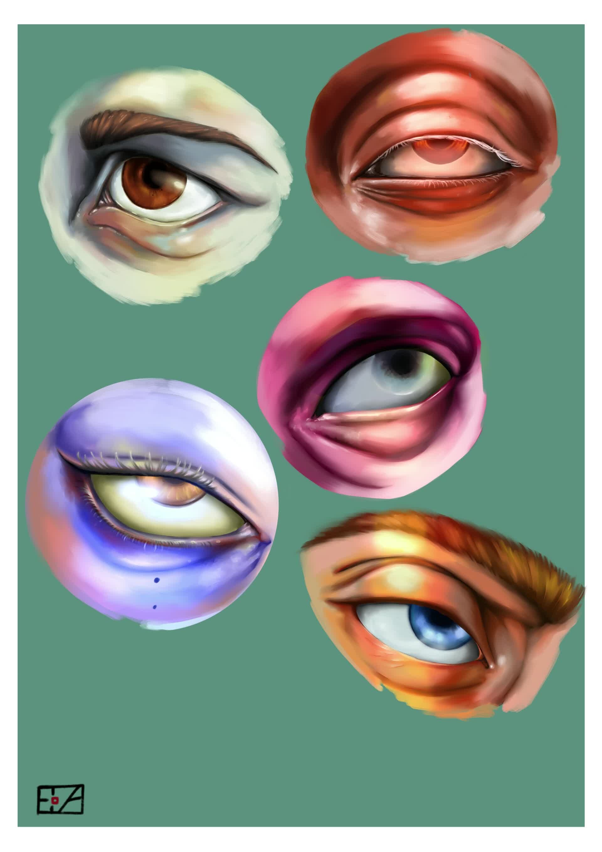 ArtStation - Evil eyes