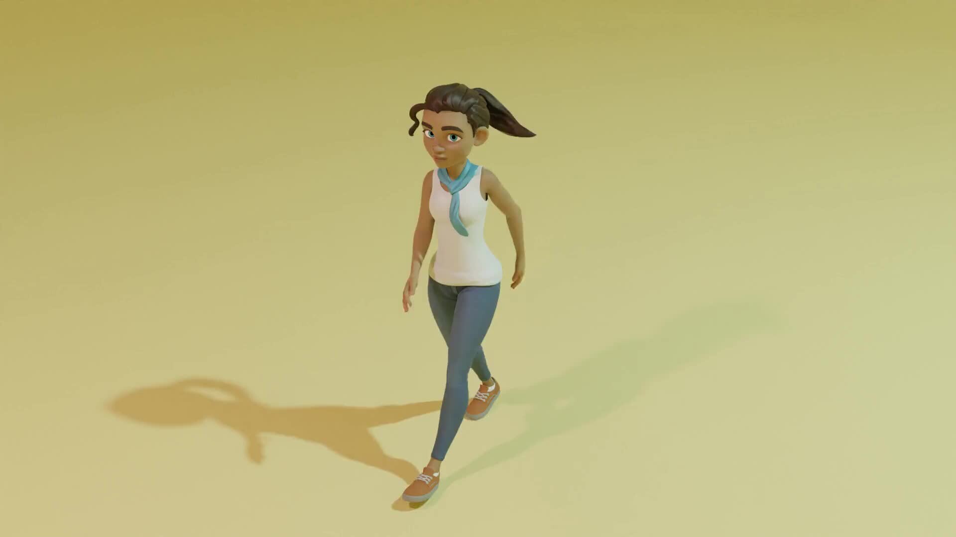 ArtStation - Vanilla 3D walk cycle with Rain rig