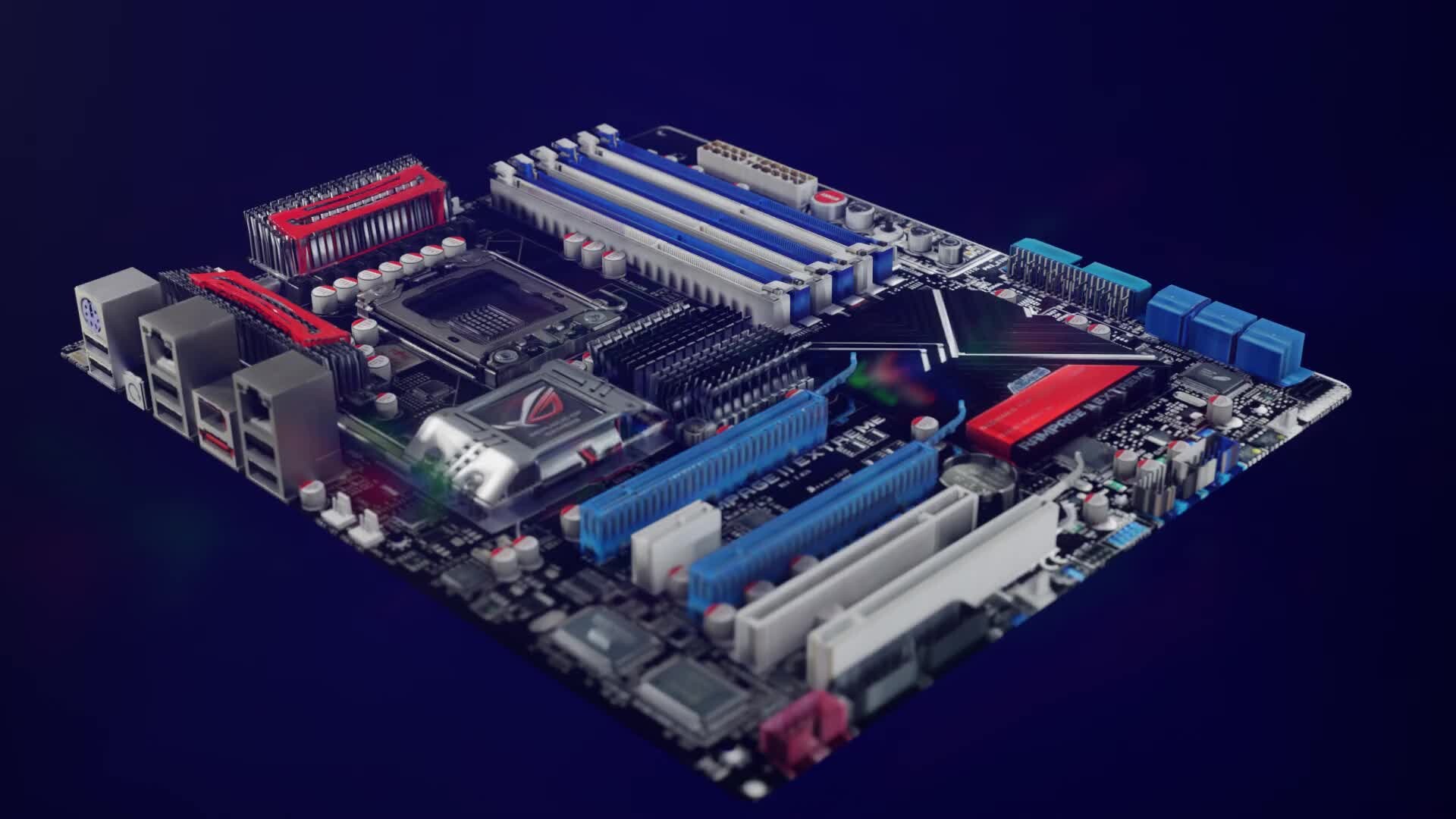 ArtStation - Asus ROG Rampage II Extreme Visualization - Blender Evee