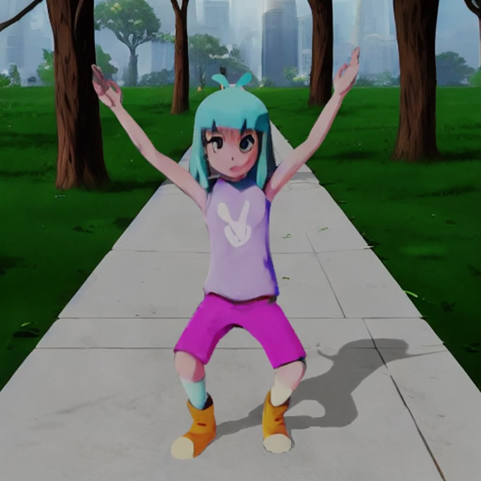 ArtStation - Amy from Mixamo