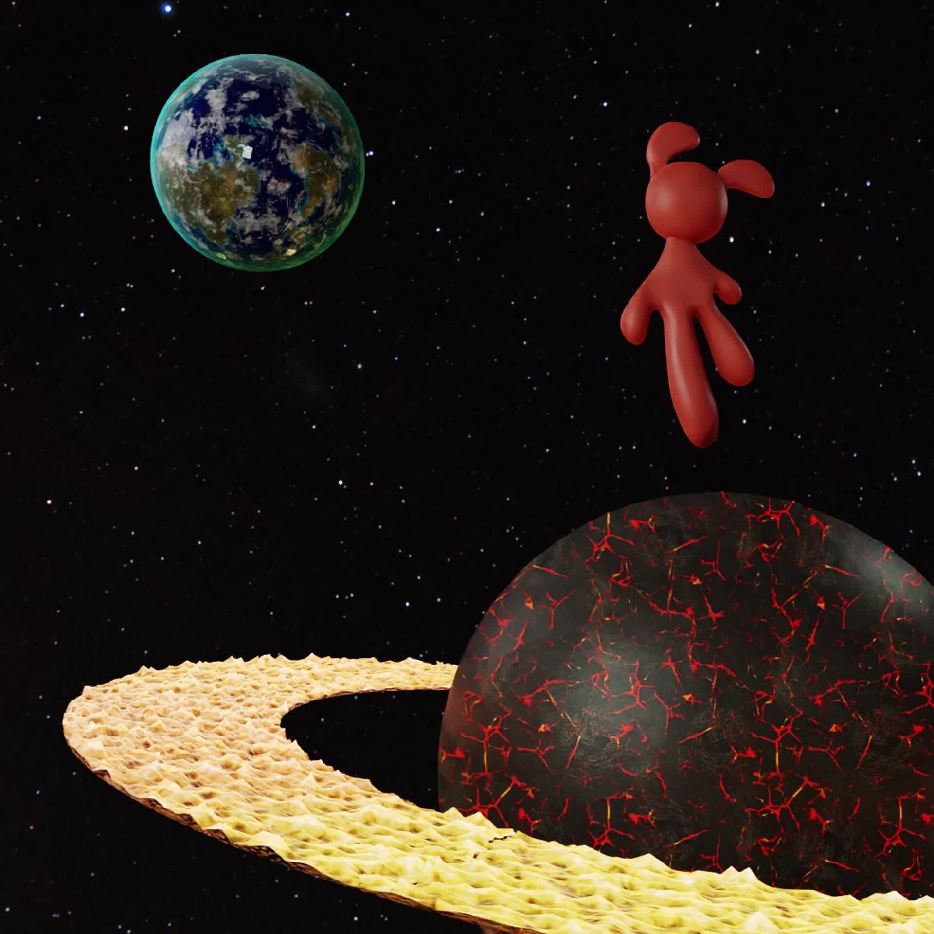 ArtStation - SPACE BUNNY ORIGINAL 3D CHARACTER