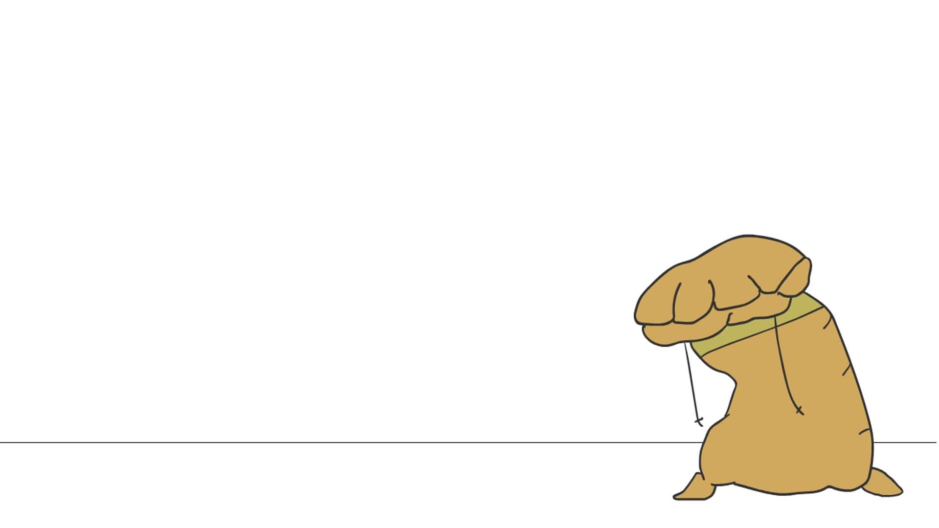 ArtStation - Little Sack animation practice