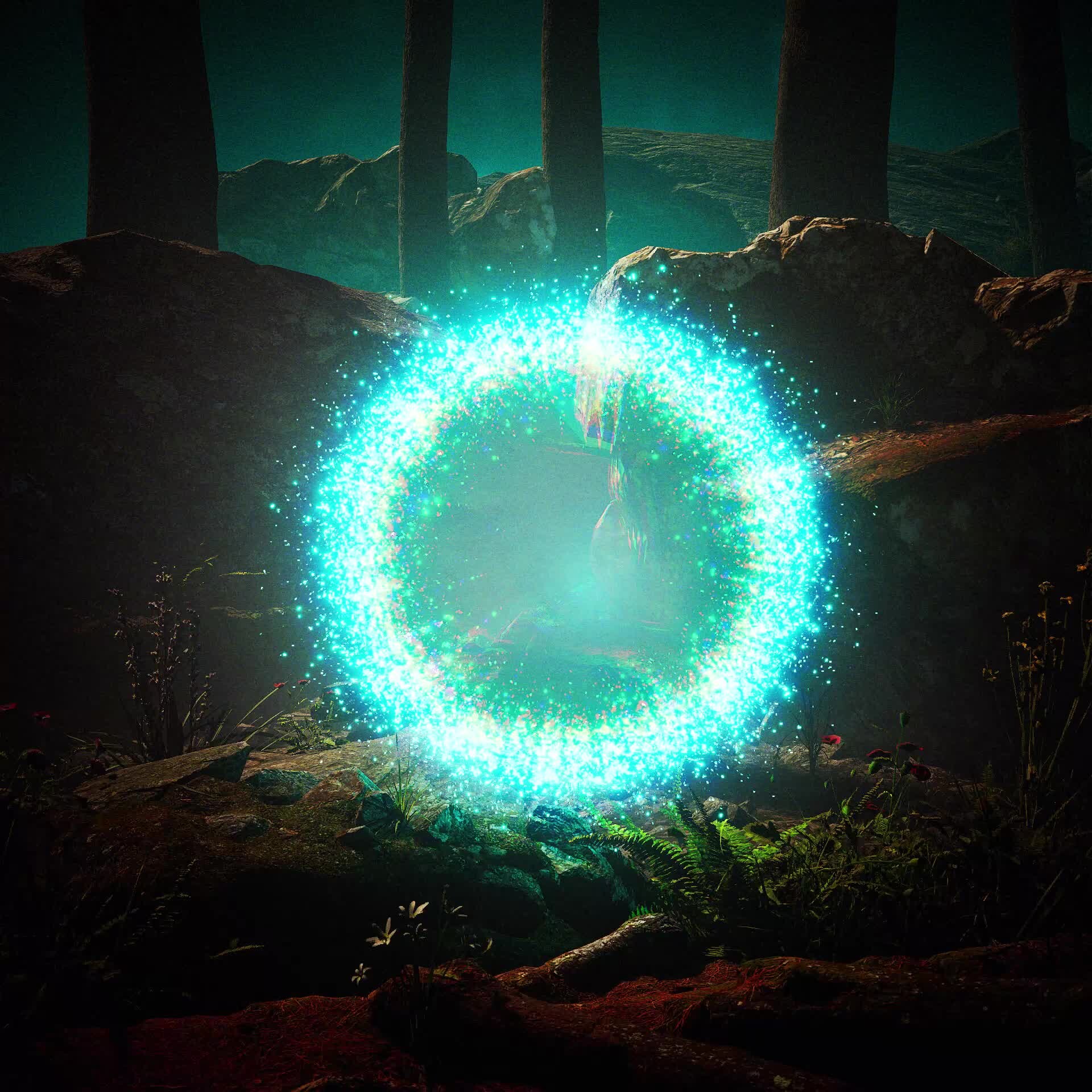 ArtStation - forest vortex