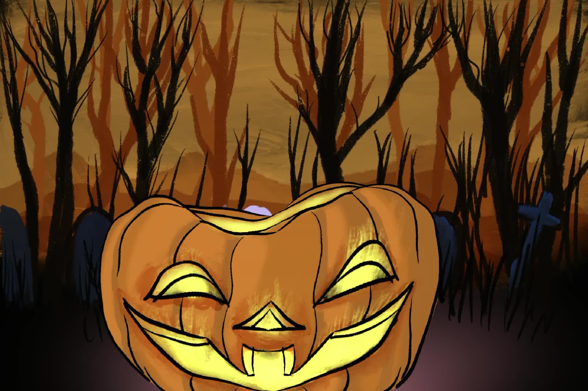 ArtStation - Ghost pumpkin