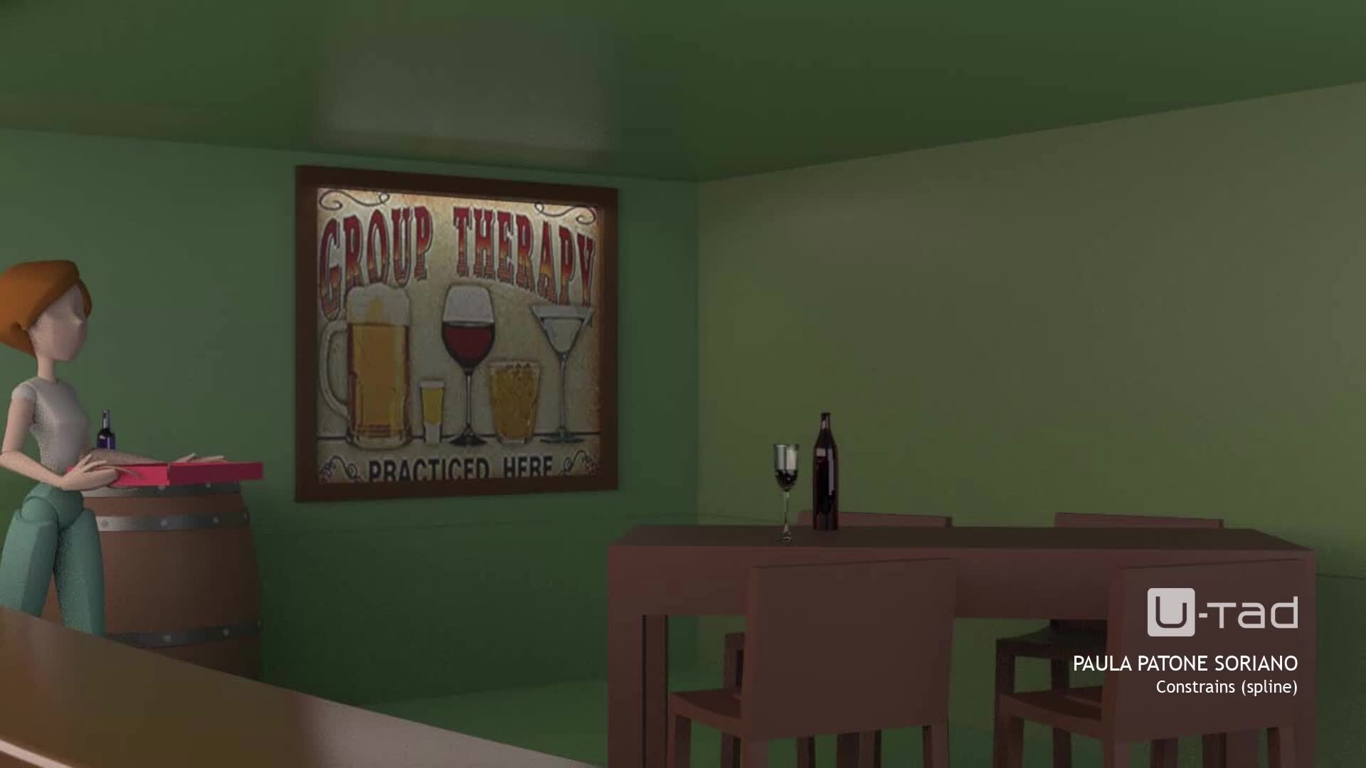 ArtStation - Waitress 3D Animation