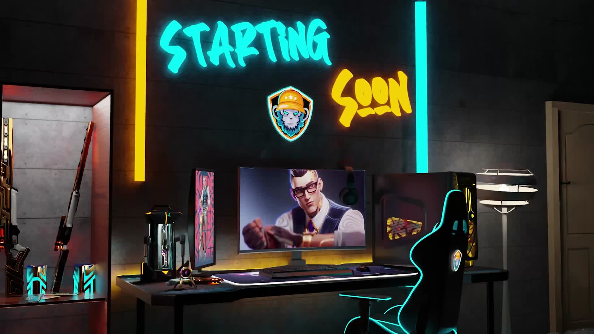 ArtStation - 3D Stream Overlay For Clients