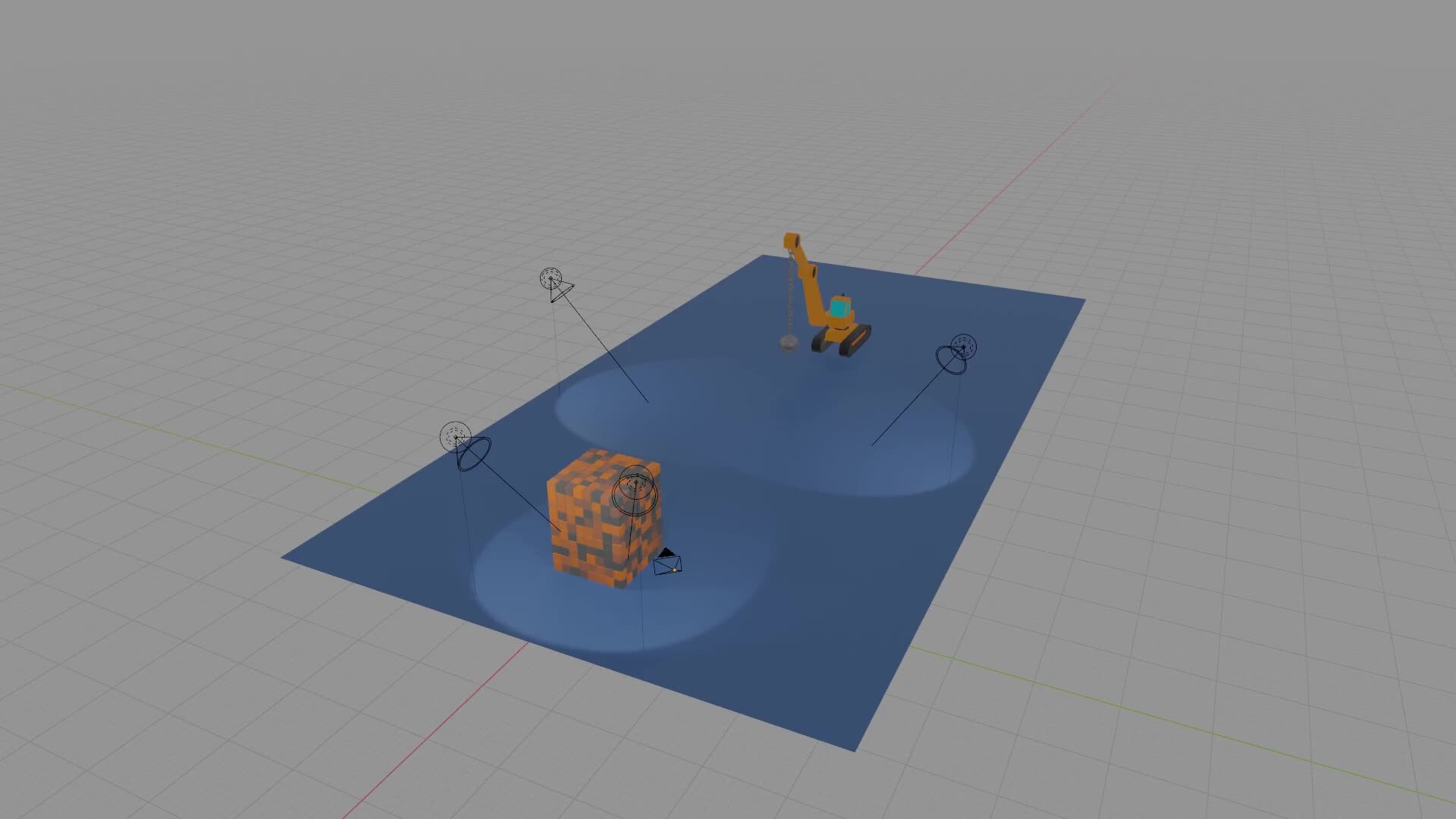 ArtStation - Blender animations - vehicles: Wrecking ball & Helicopter
